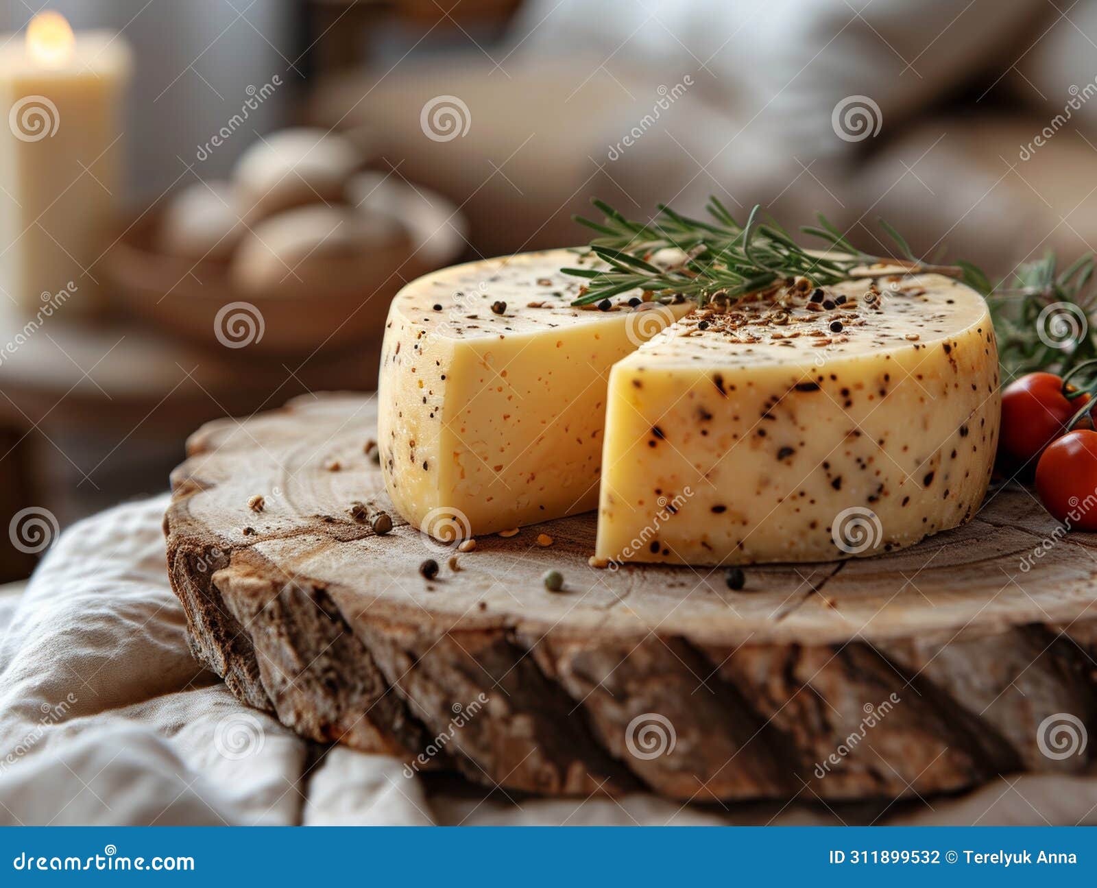 Piece of Aged Cheddar Cheese. the Most Popular Type of Cheese Stock ...