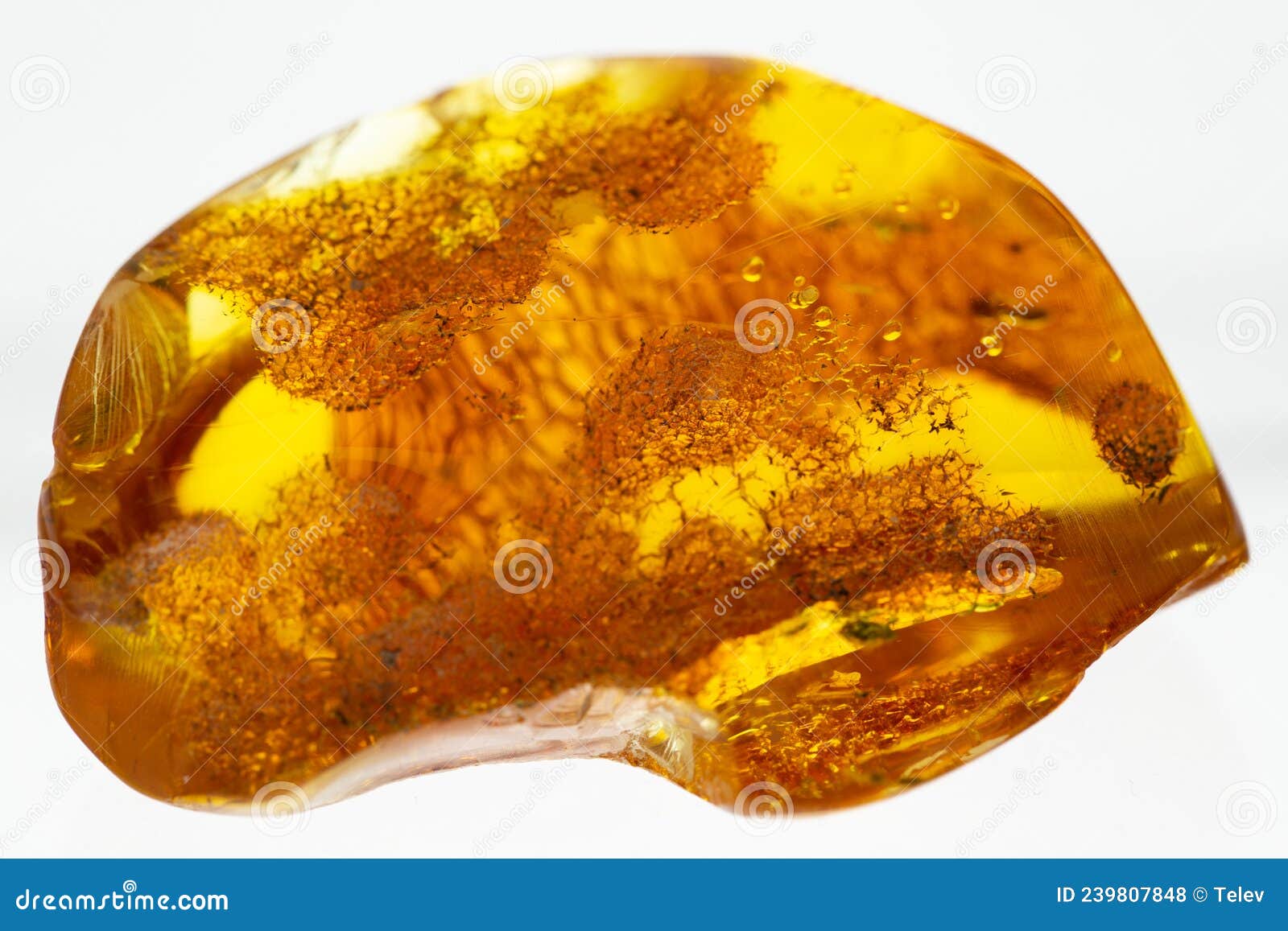 A piece of amber stock photo. Image of mineral, magic - 239807848