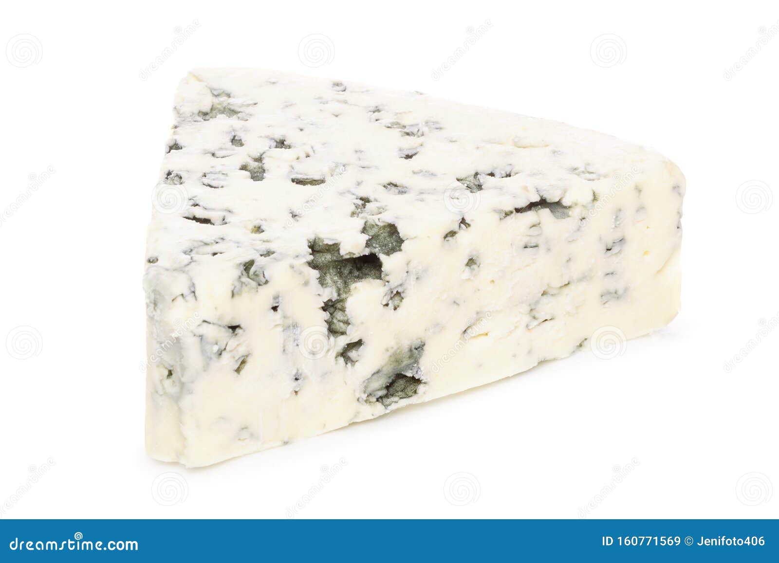Piece of Blue Cheese Isolated on White Stock Image - Image of protein ...