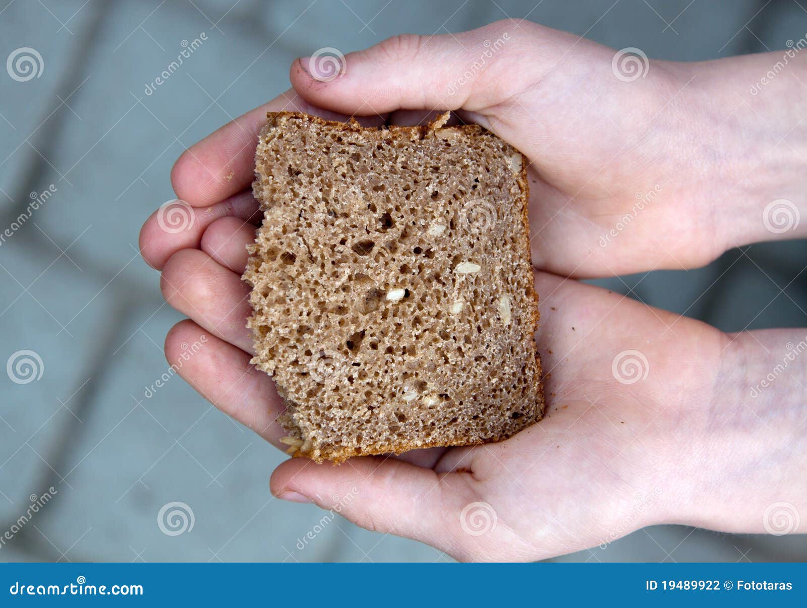 A piece of bread stock photo. Image of expensive, childhood - 19489922