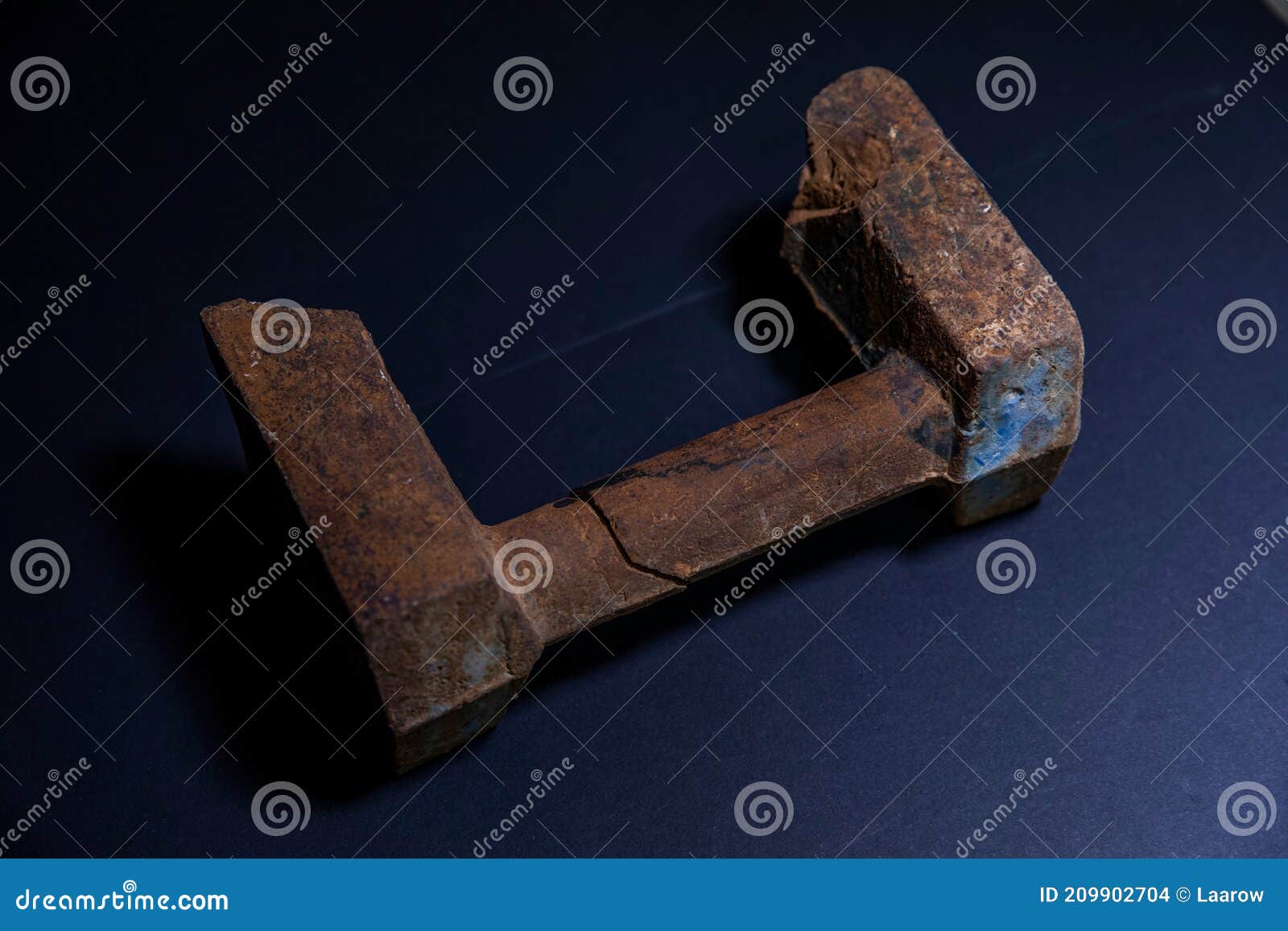 Broken Iron Crucifix On Old Mossy Tombstone Royalty-Free Stock ...
