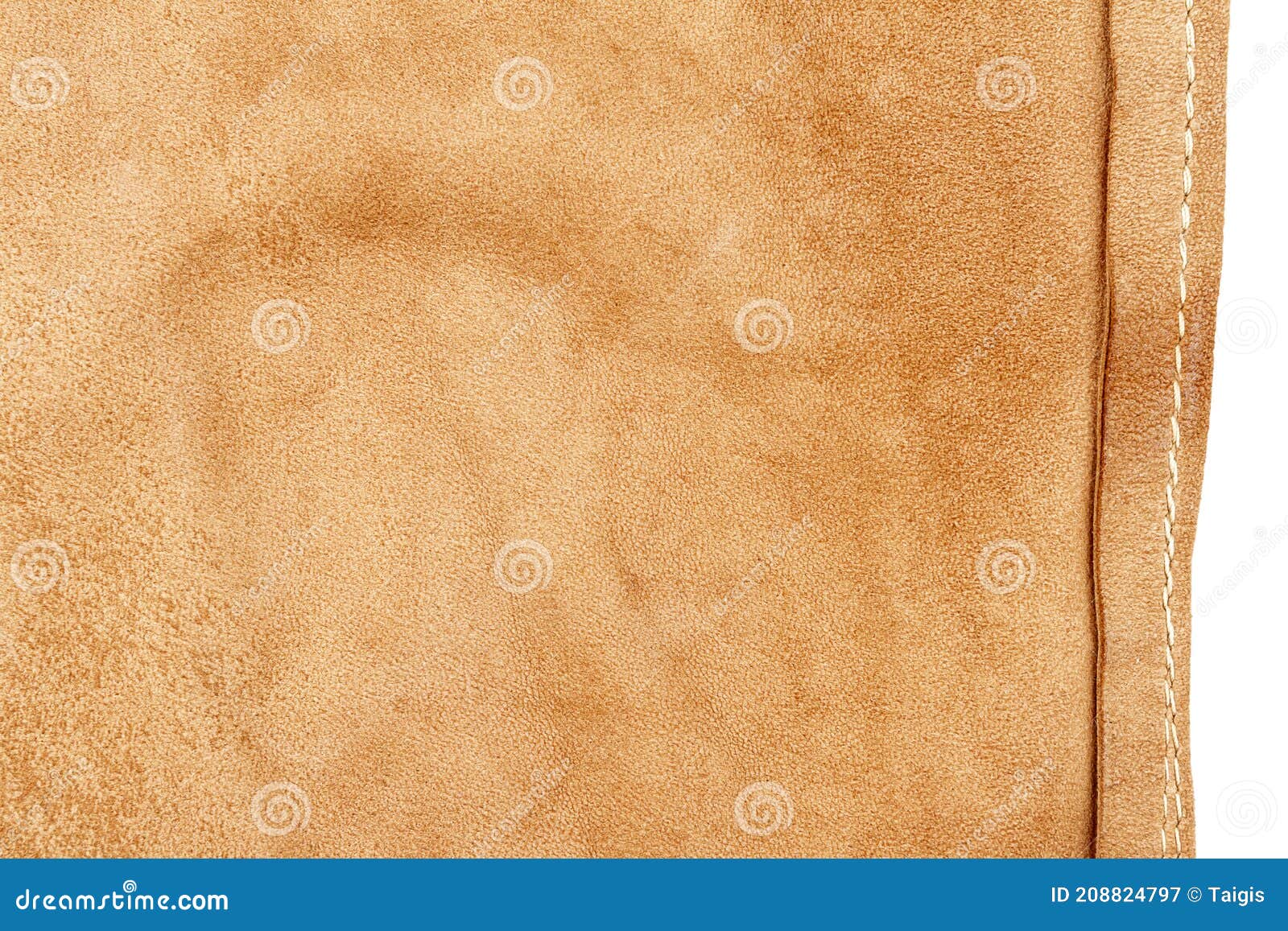 Piece of Brown Leather Back Side Stock Image - Image of industry ...