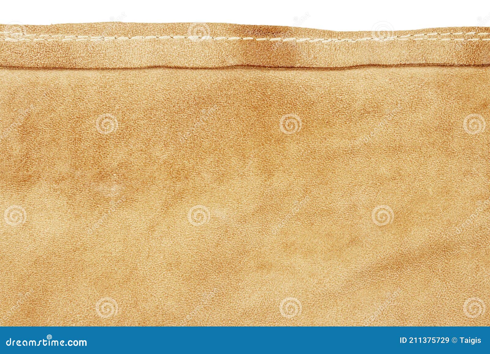 Piece of Brown Leather, Back Side Stock Image - Image of brown ...
