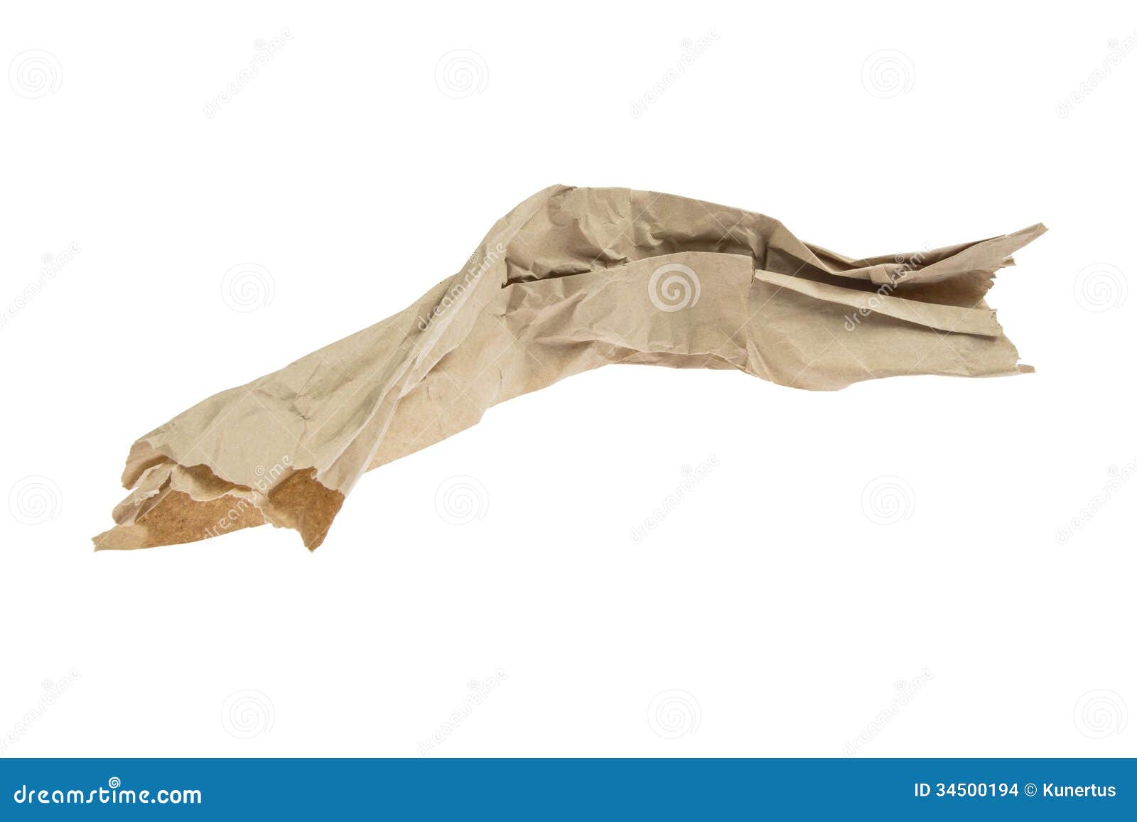 Piece of Brown Packing Paper Stock Photo - Image of cardboard ...