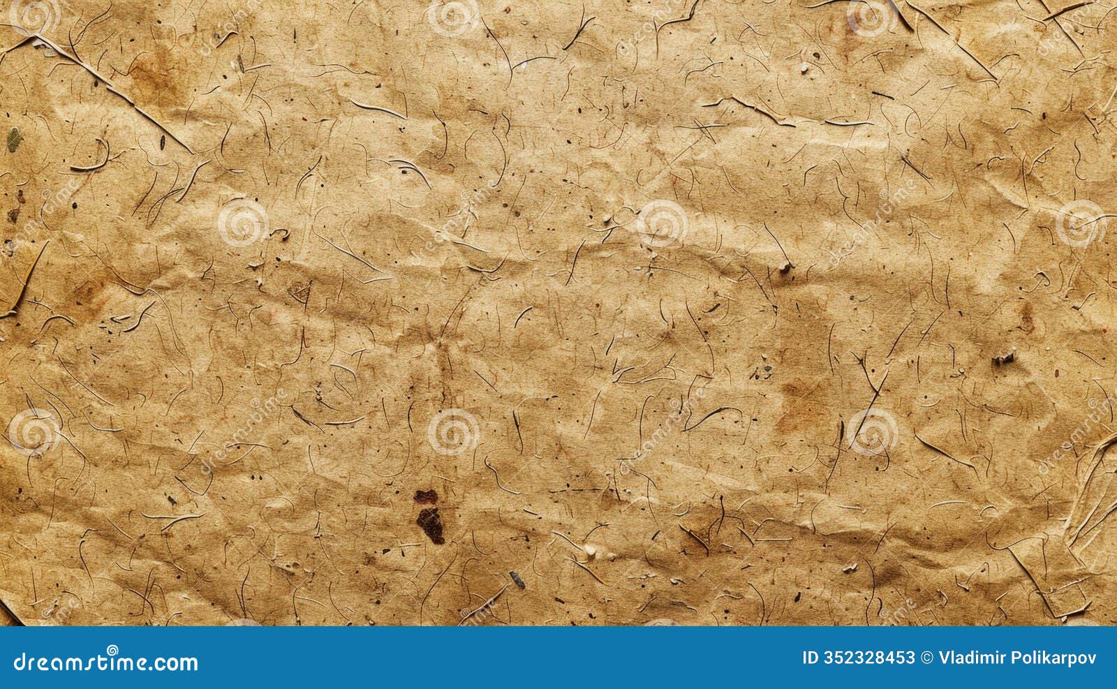 Piece of Brown Paper with Writing, Suitable for Backgrounds or Texture ...