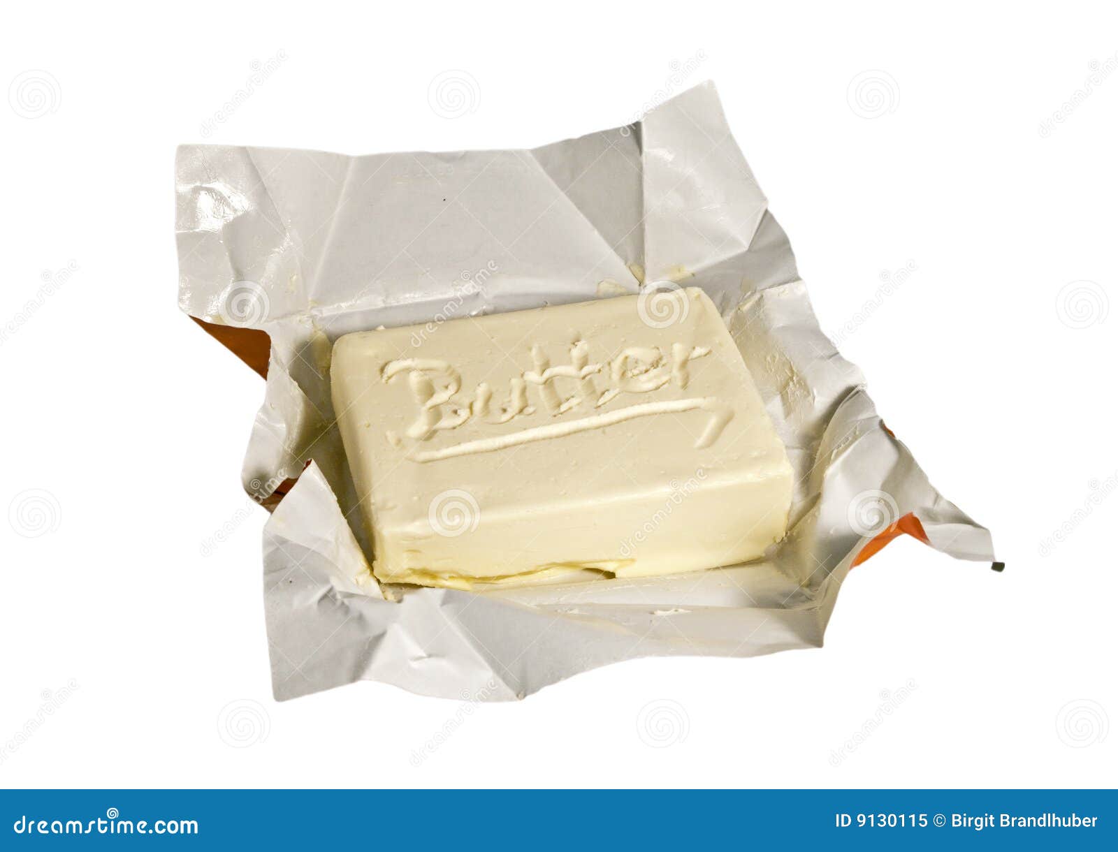 A piece of butter stock image. Image of dairy, white, melting - 9130115