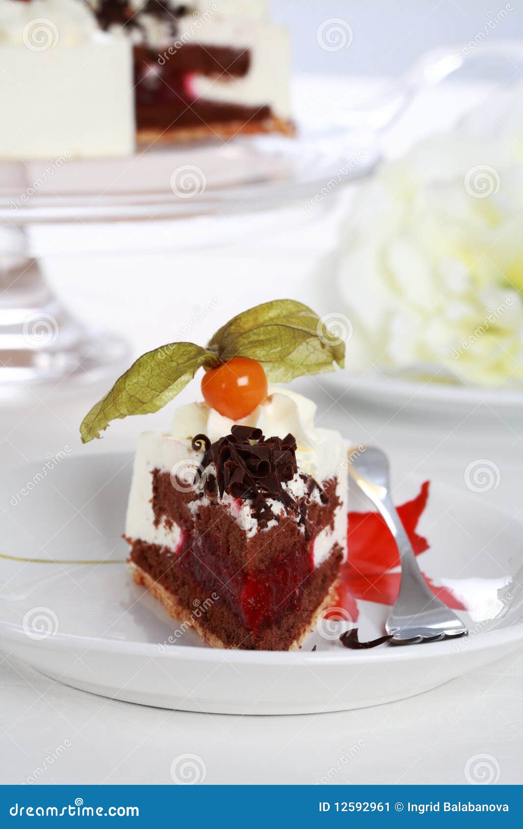 Piece of cake stock image. Image of appetite, bake, bakery - 12592961