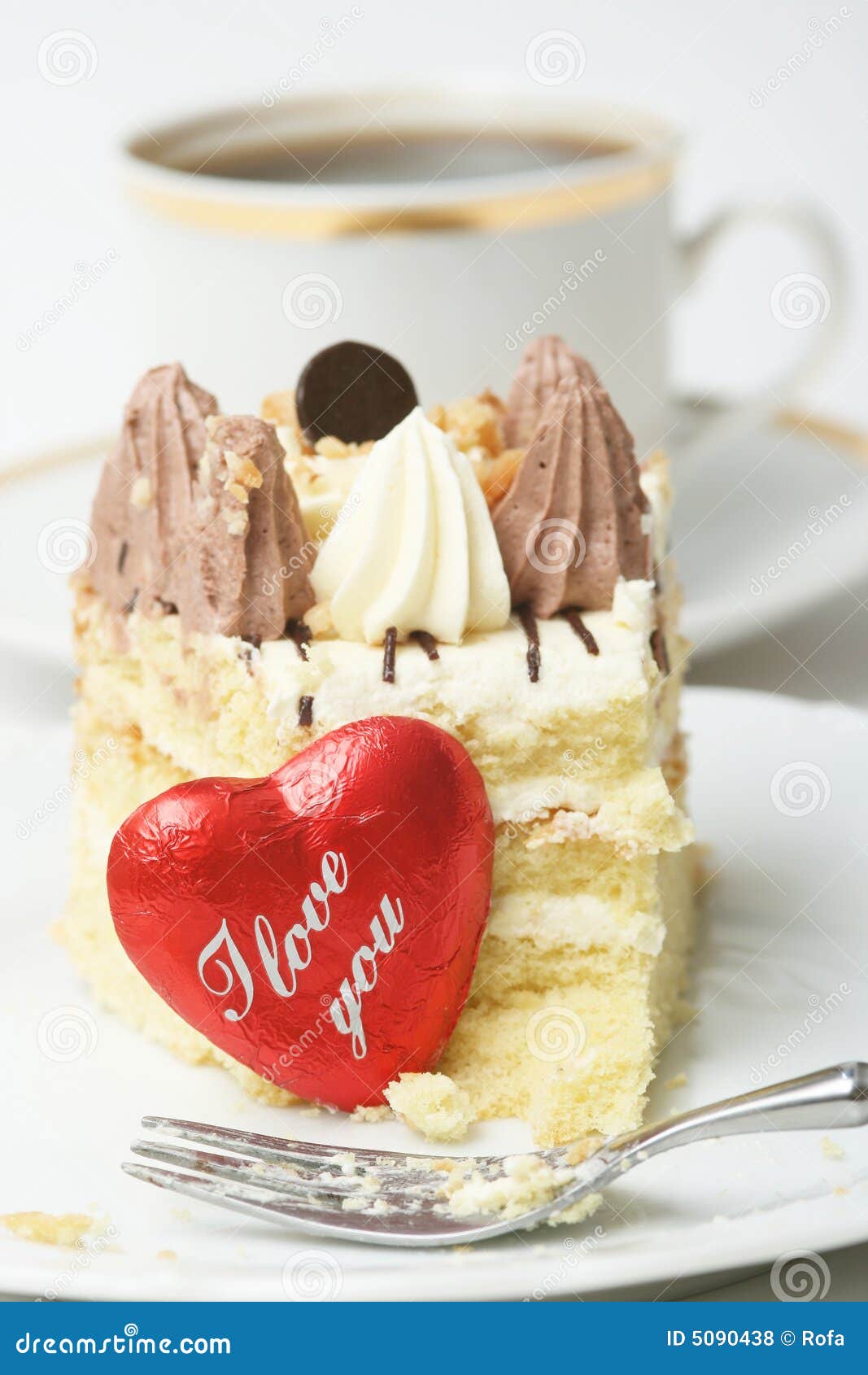 Piece of cake stock photo. Image of dessert, cocoa, torte - 5090438