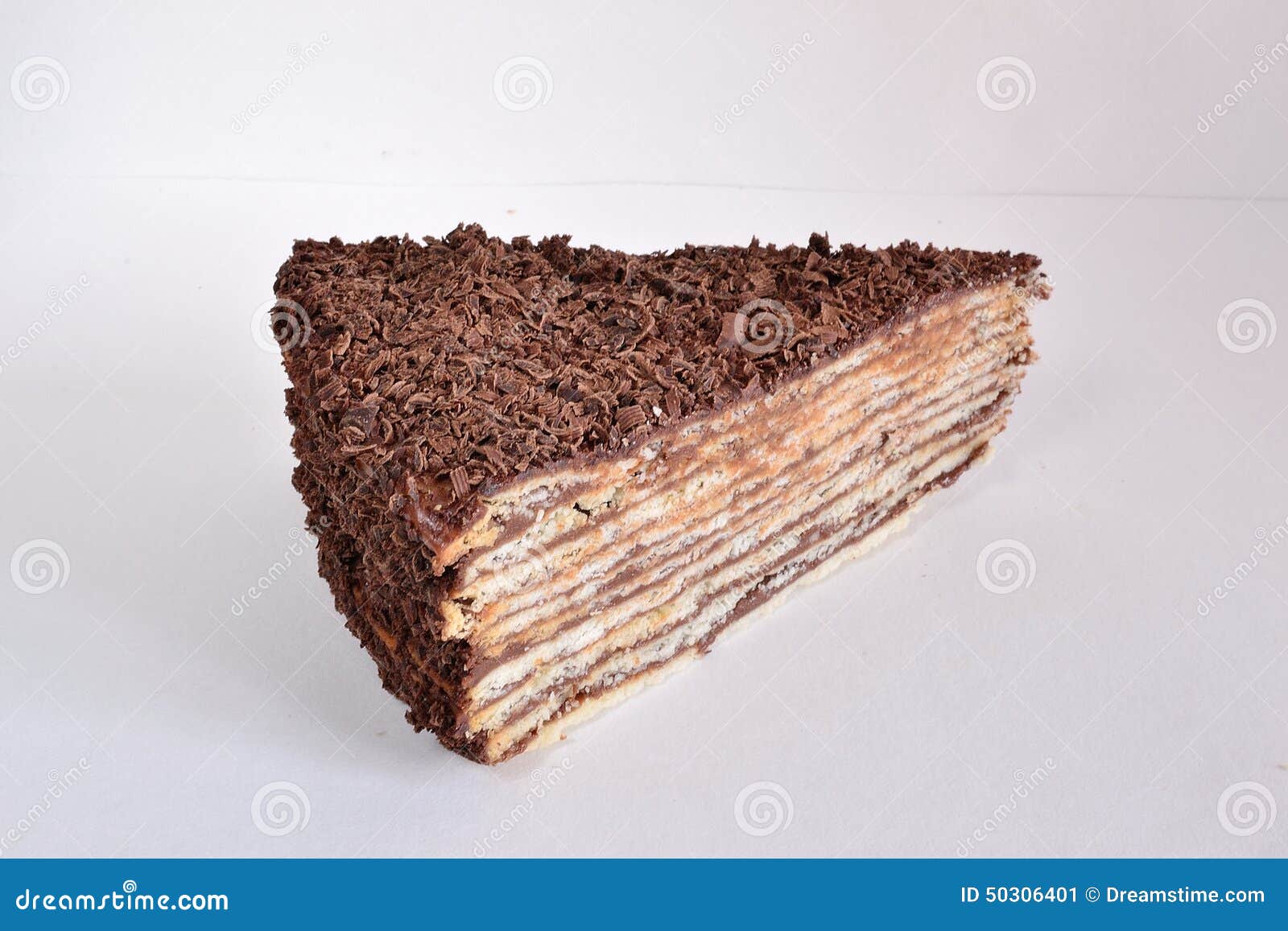 Mikado. Armenian Layer Cake With Chocolate Custard Buttercream Stock ...