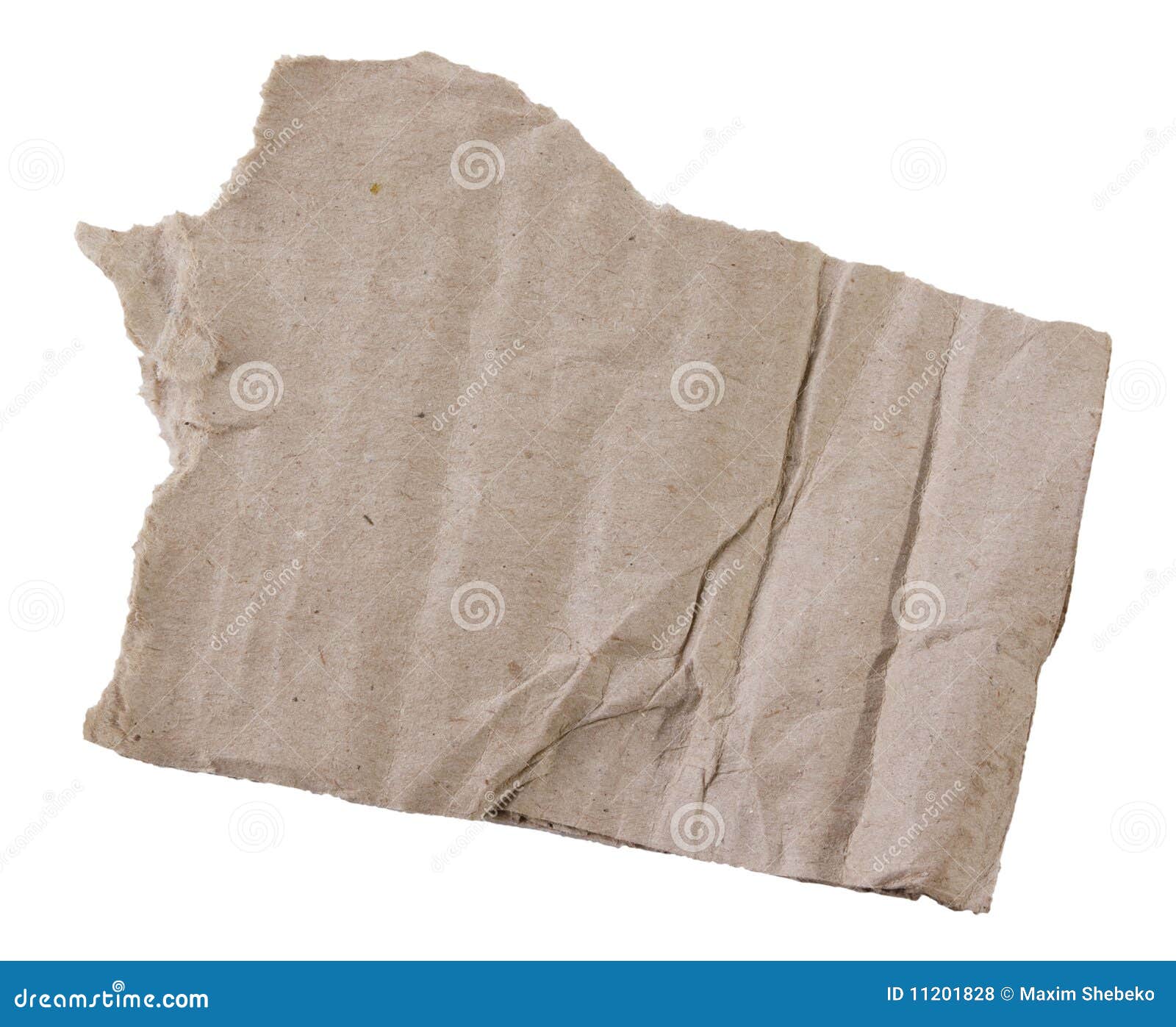 Piece of cardboard stock photo. Image of grooved, close - 11201828