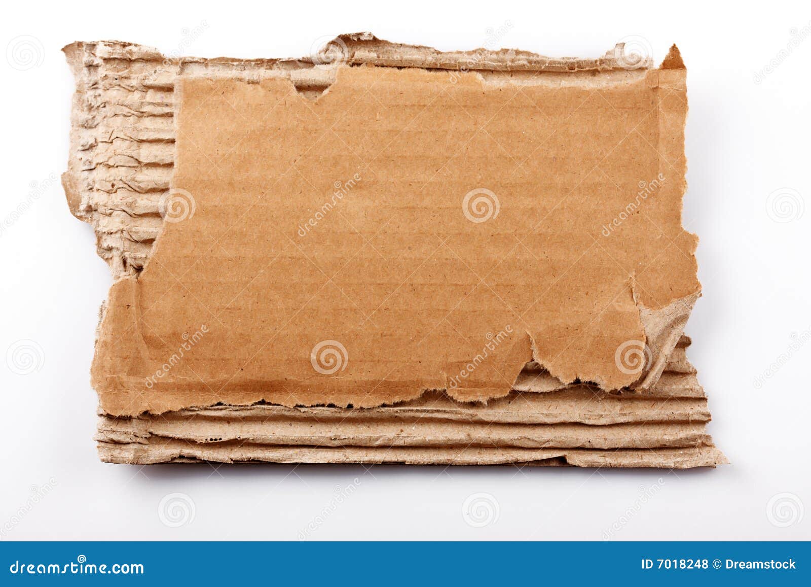 Piece of cardboard stock photo. Image of ribbed, grooved - 7018248