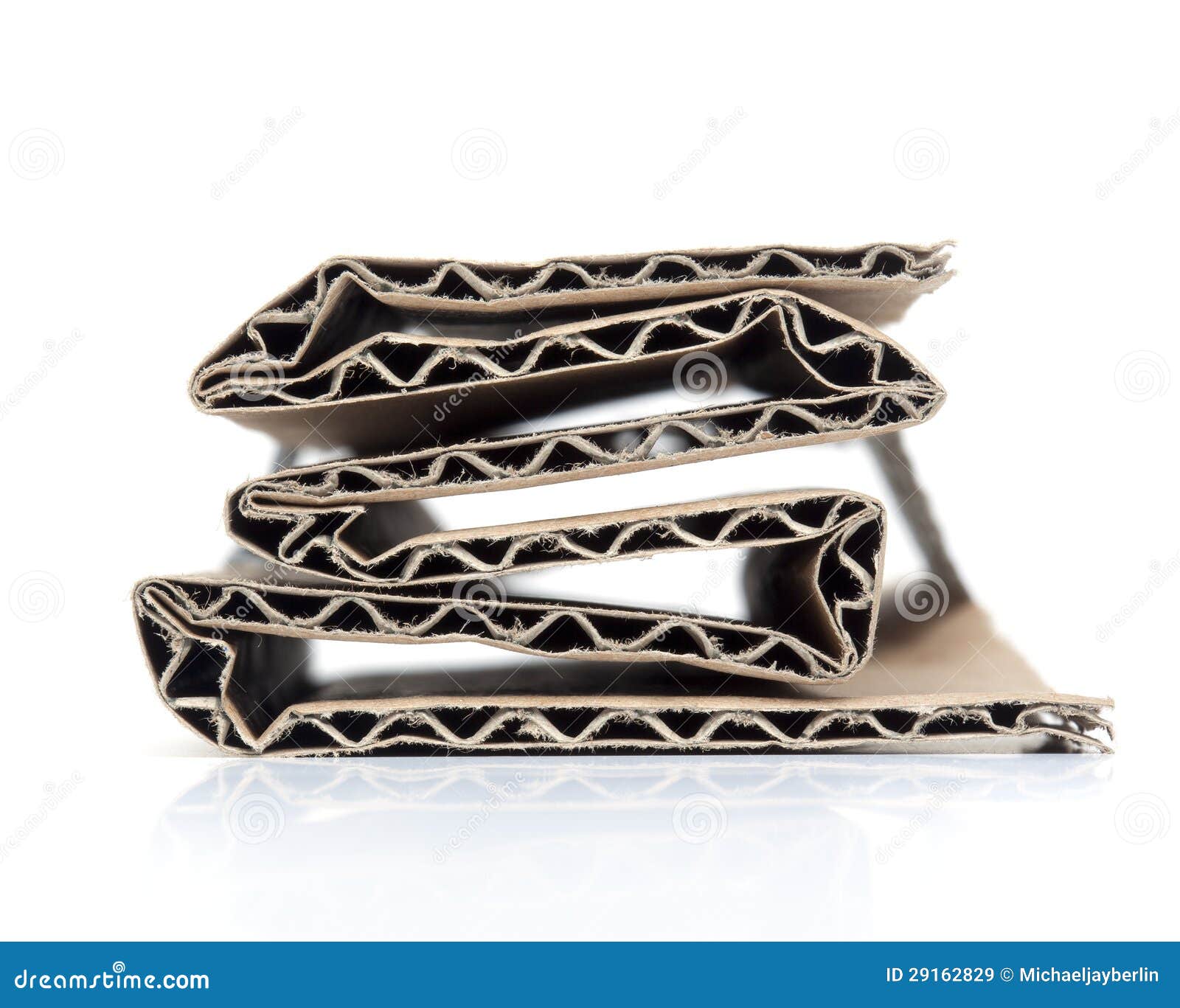 Piece of Cardboard, Side View Stock Image - Image of view, ripped: 29162829