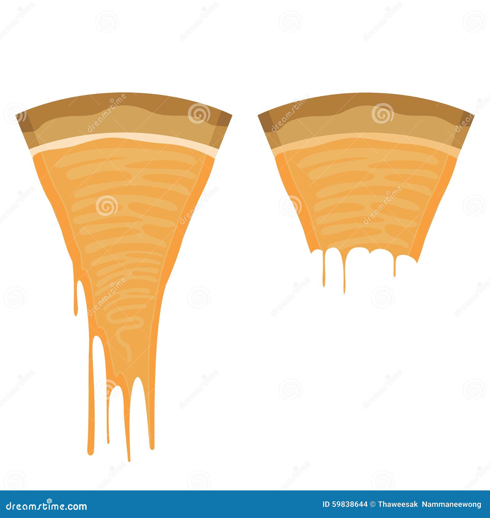 Piece of Cheese Pizza with a Missing Bite Stock Vector - Illustration ...