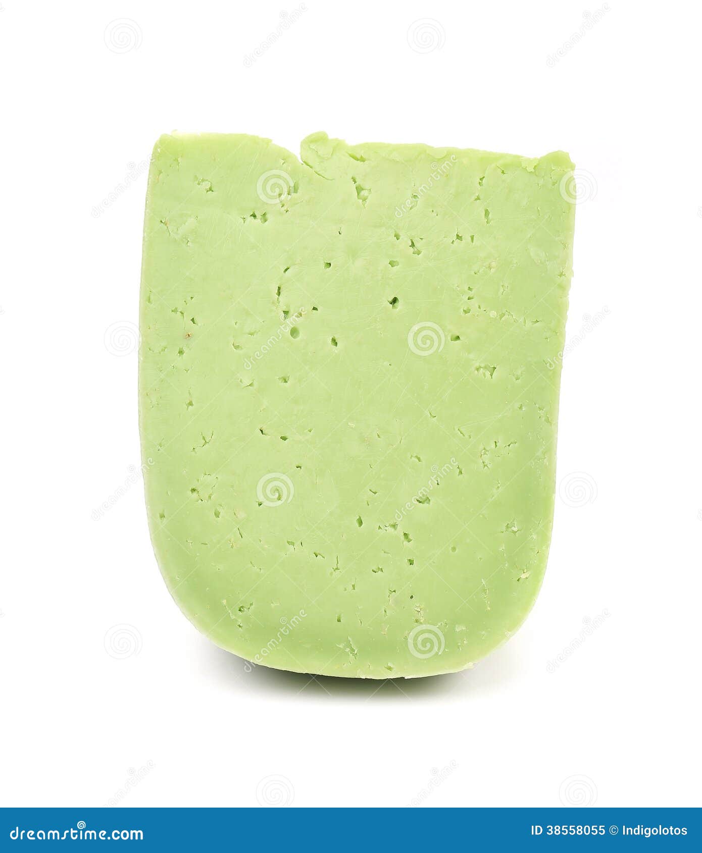 Piece of cheese wasabi. stock image. Image of gourmet - 38558055