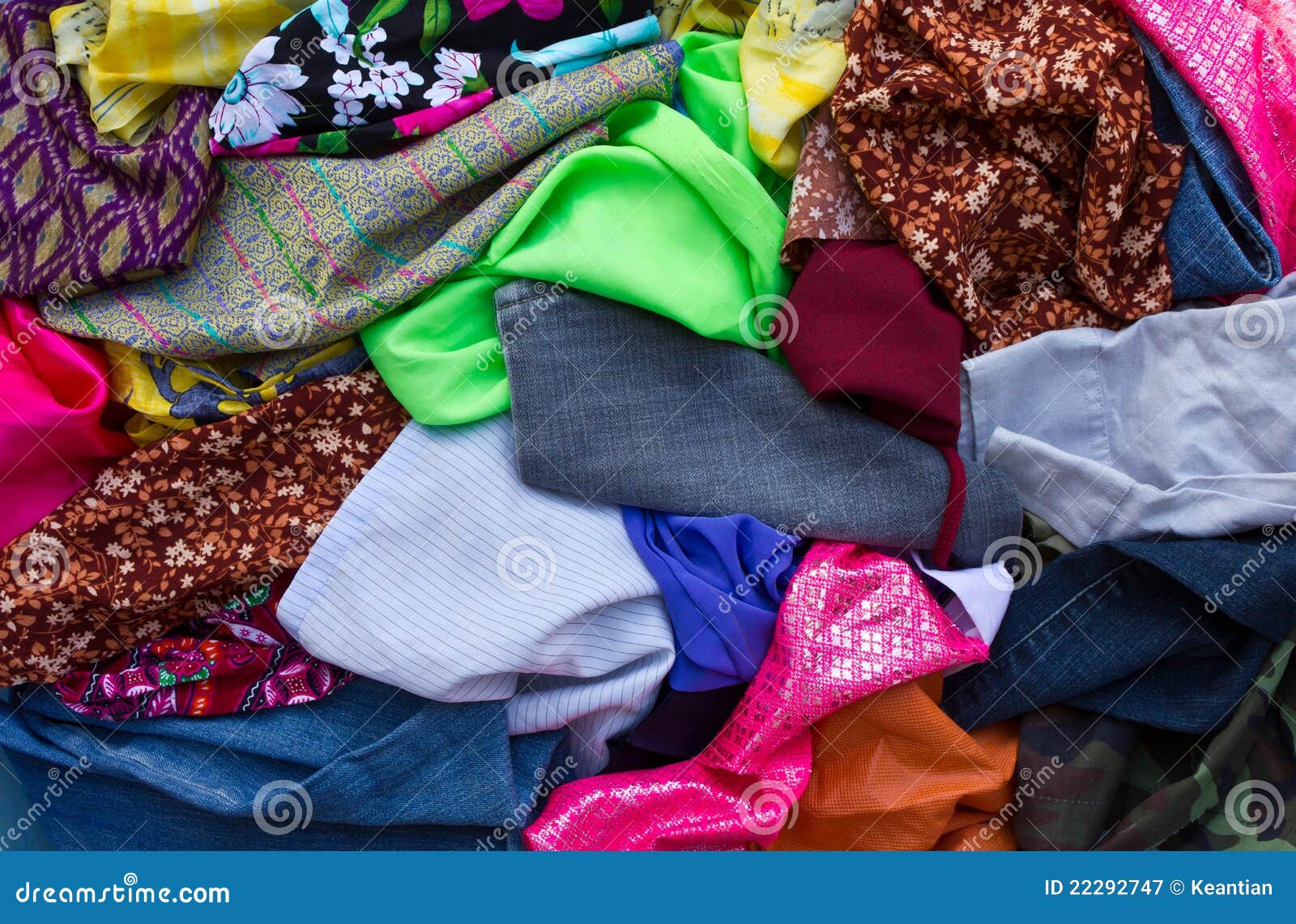 Piece of cloth. stock image. Image of multicolored, colorful - 22292747