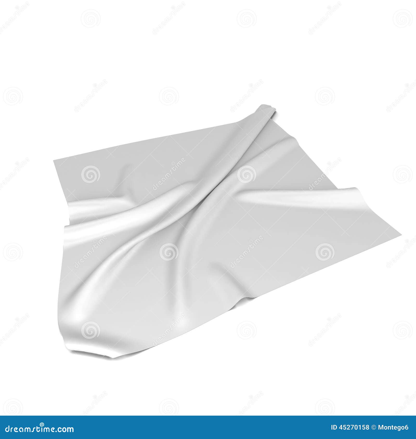 Piece of cloth stock illustration. Illustration of drapery - 45270158