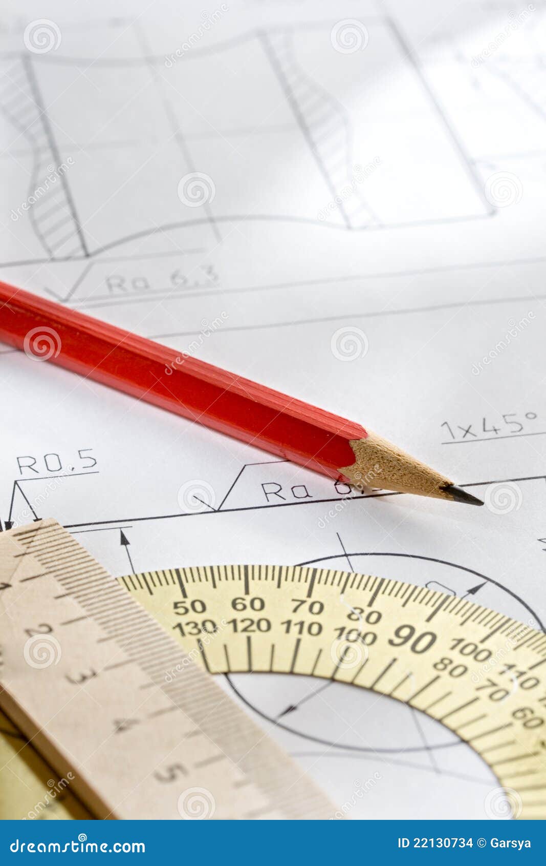 Piece of draft stock photo. Image of graphic, pencil - 22130734