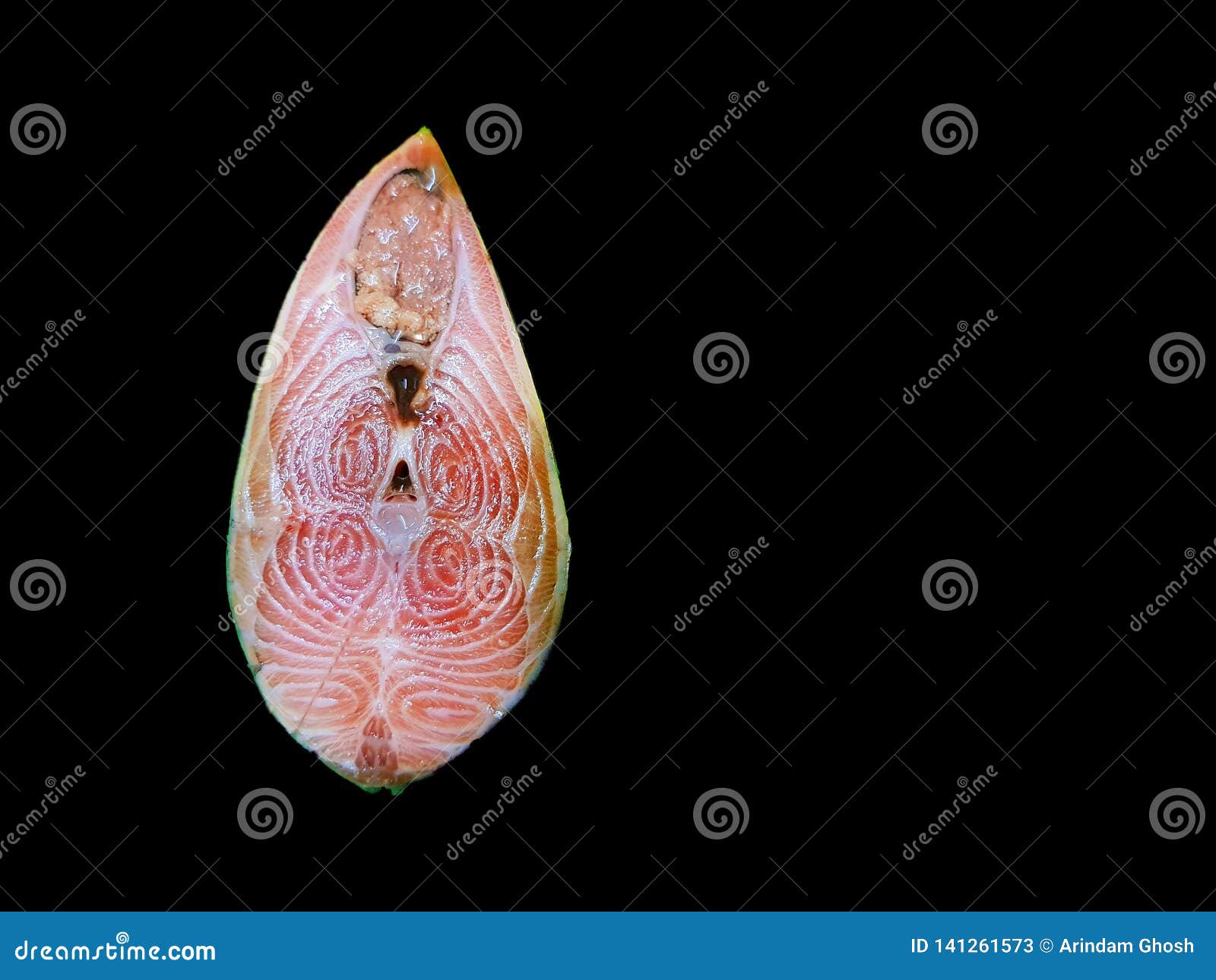 Fresh Tenualosa Ilisha Or Hilsa Fish On White Background Royalty-Free ...