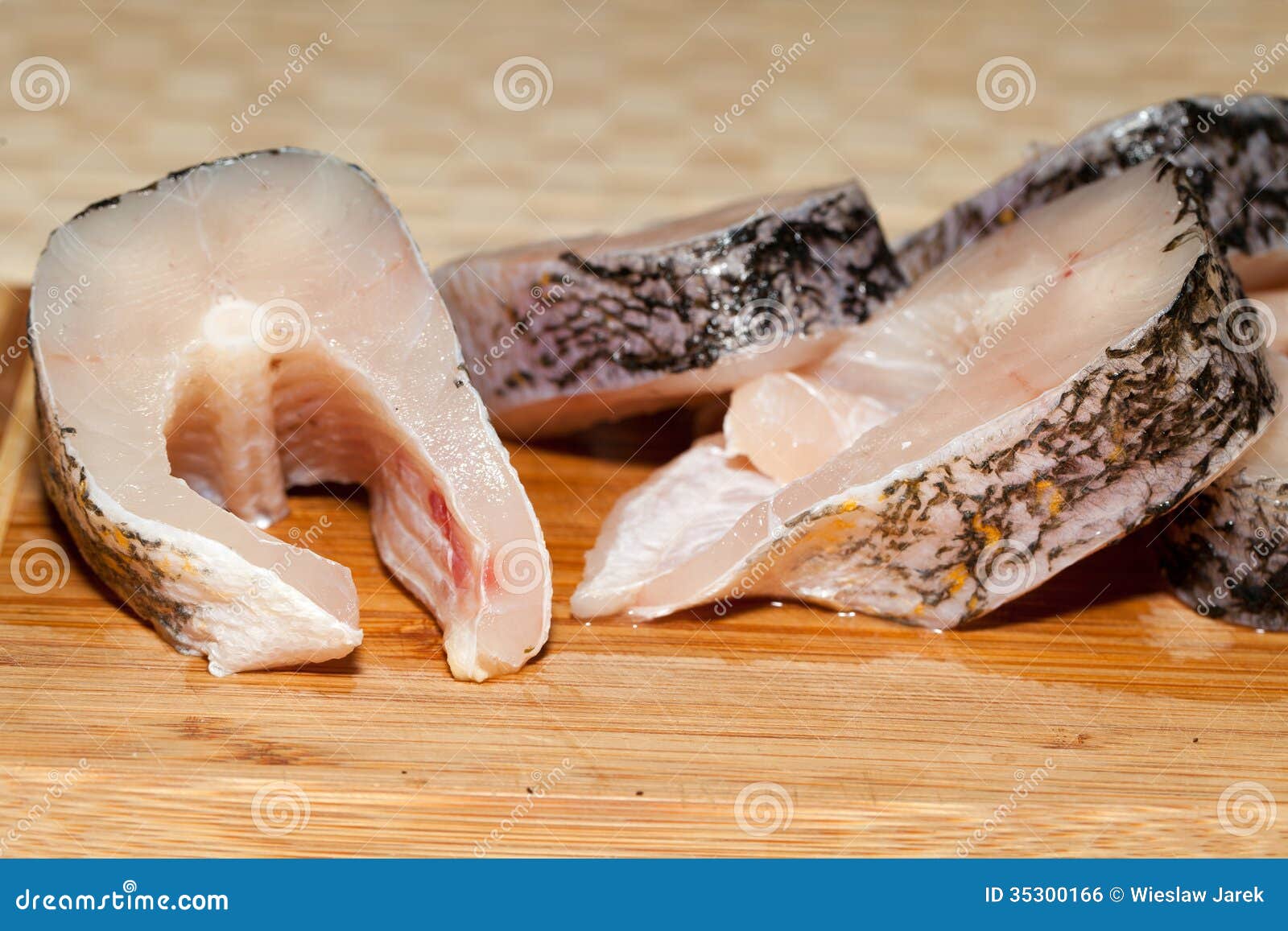 Piece of fresh raw fish. stock photo. Image of lobster - 35300166