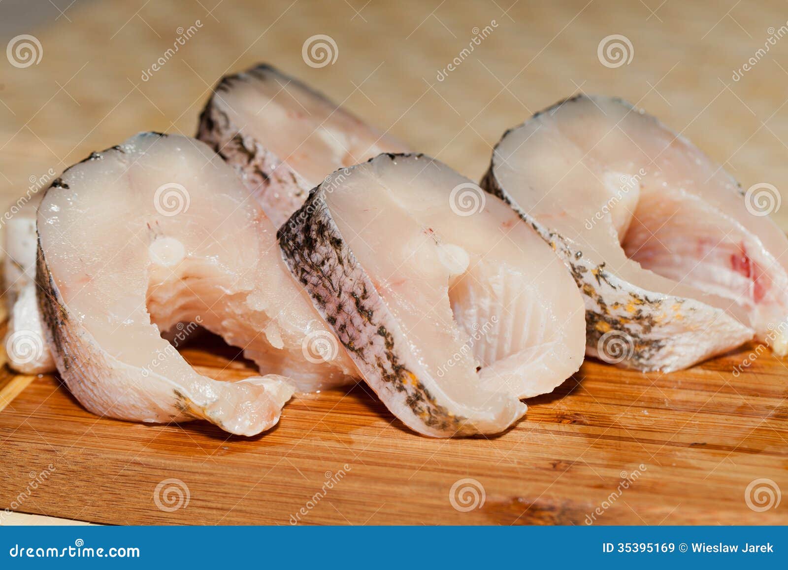 Piece of fresh raw fish. stock image. Image of fresh - 35395169