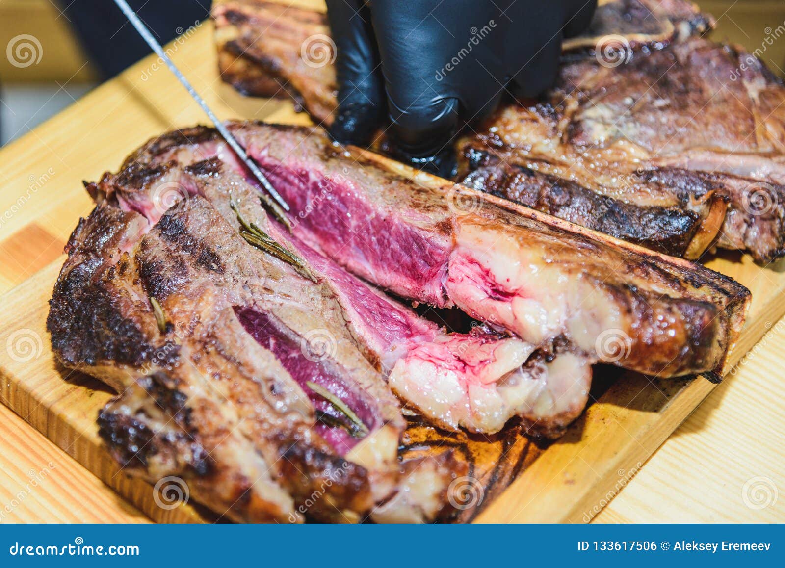 A Piece of Fried Meat in the Hands Stock Photo - Image of background ...
