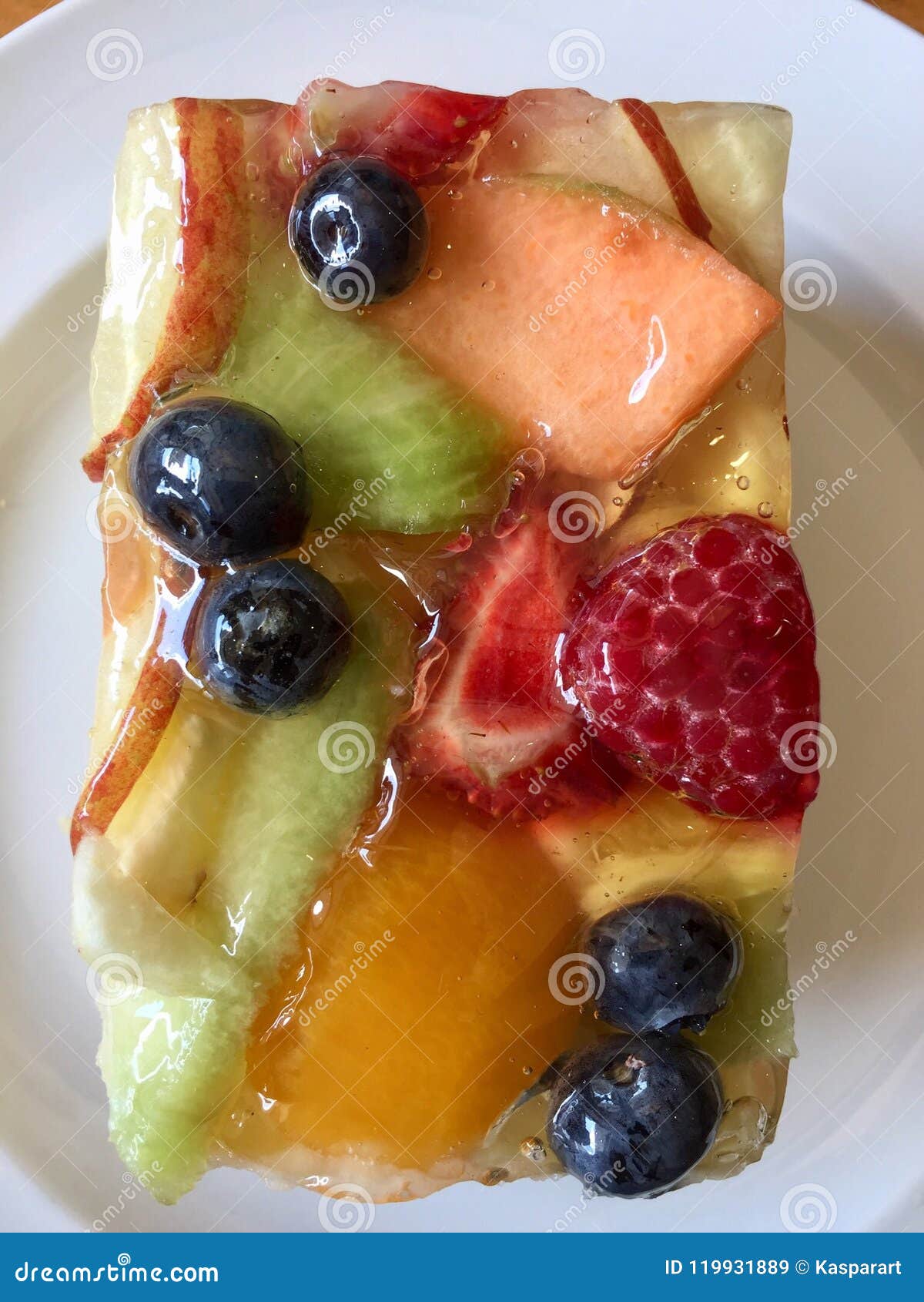 Piece of fruit cake stock image. Image of food, snack - 119931889