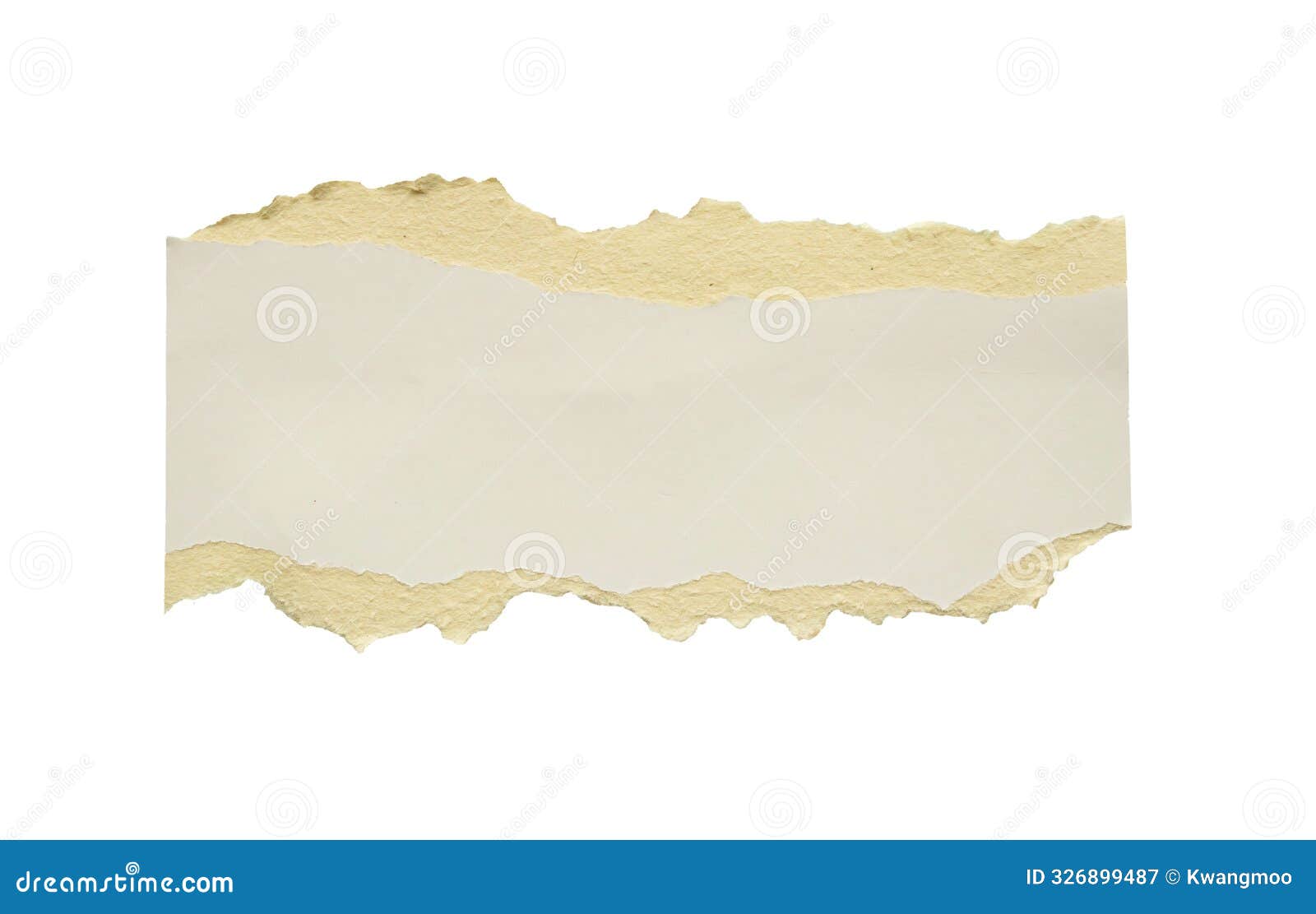 Piece of Gray Paper Tear Isolated on White Stock Image - Image of ...
