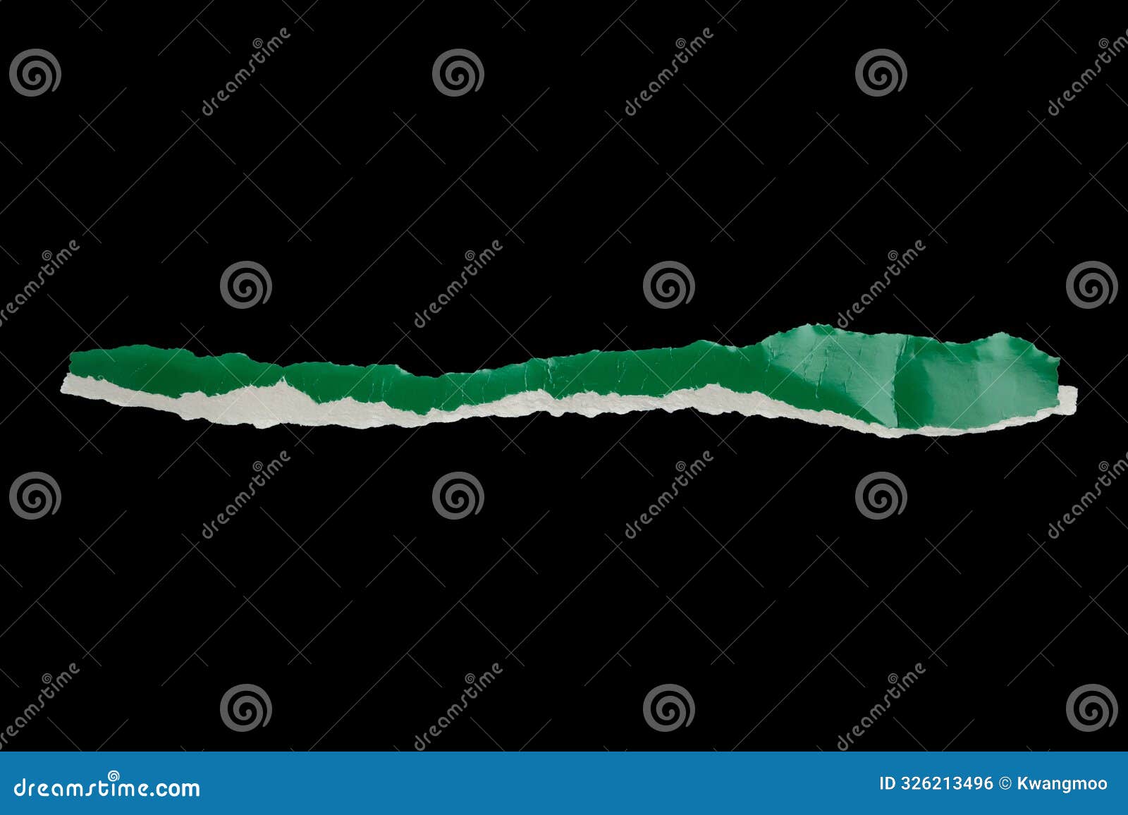 Piece of Paper Tear Isolated on Black Background Stock Photo - Image of ...