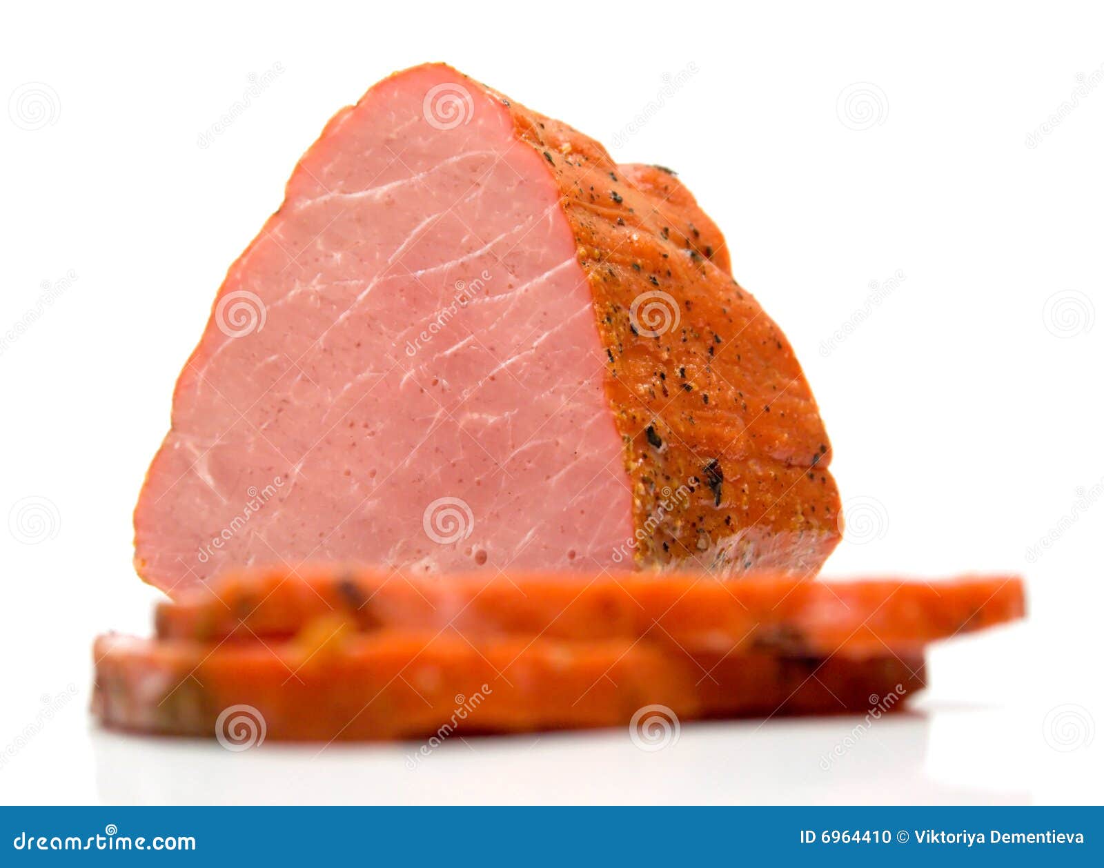 Piece of a ham 2 stock photo. Image of ingredient, pork - 6964410