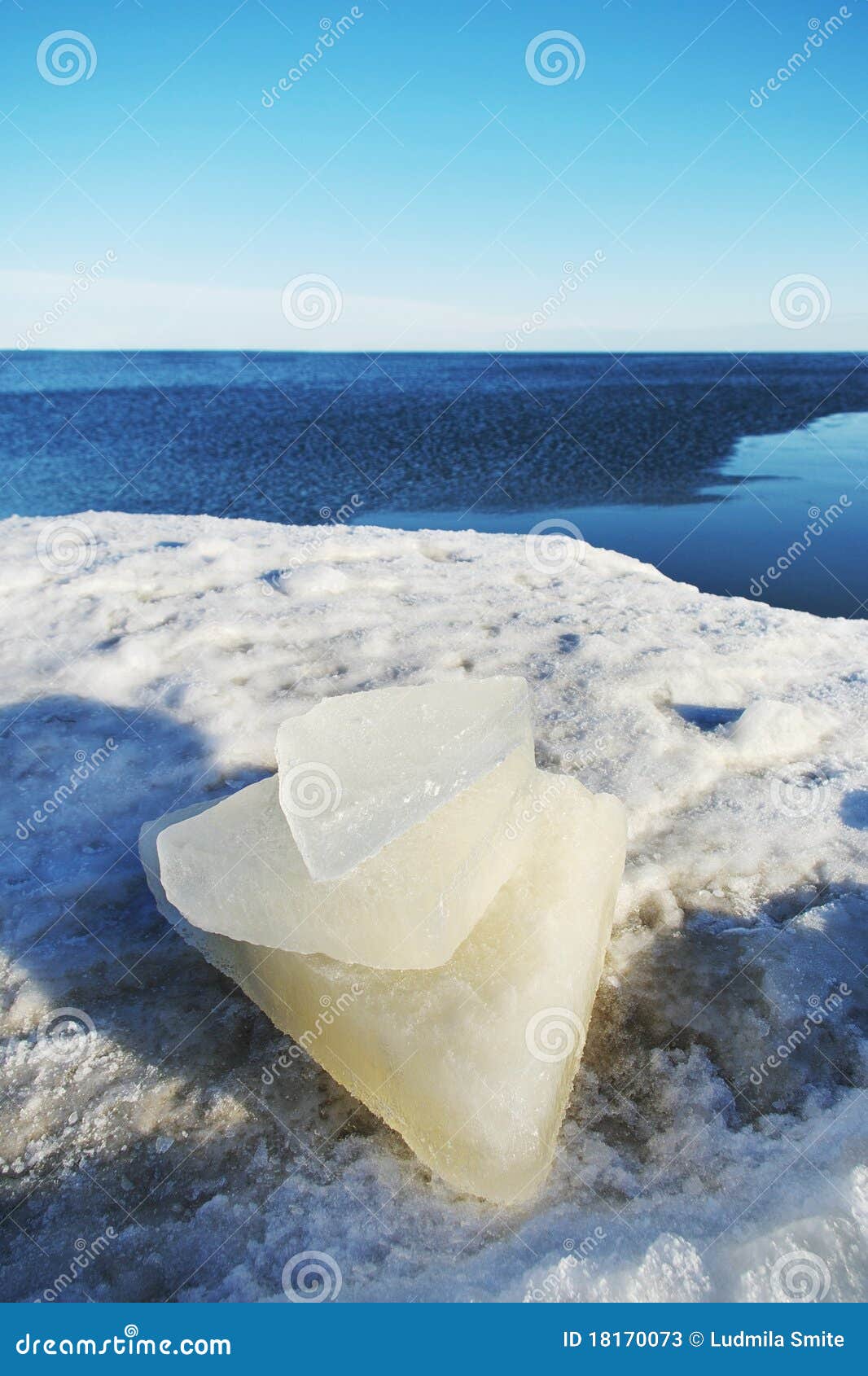 Piece of ice. stock image. Image of backgrounds, snow - 18170073