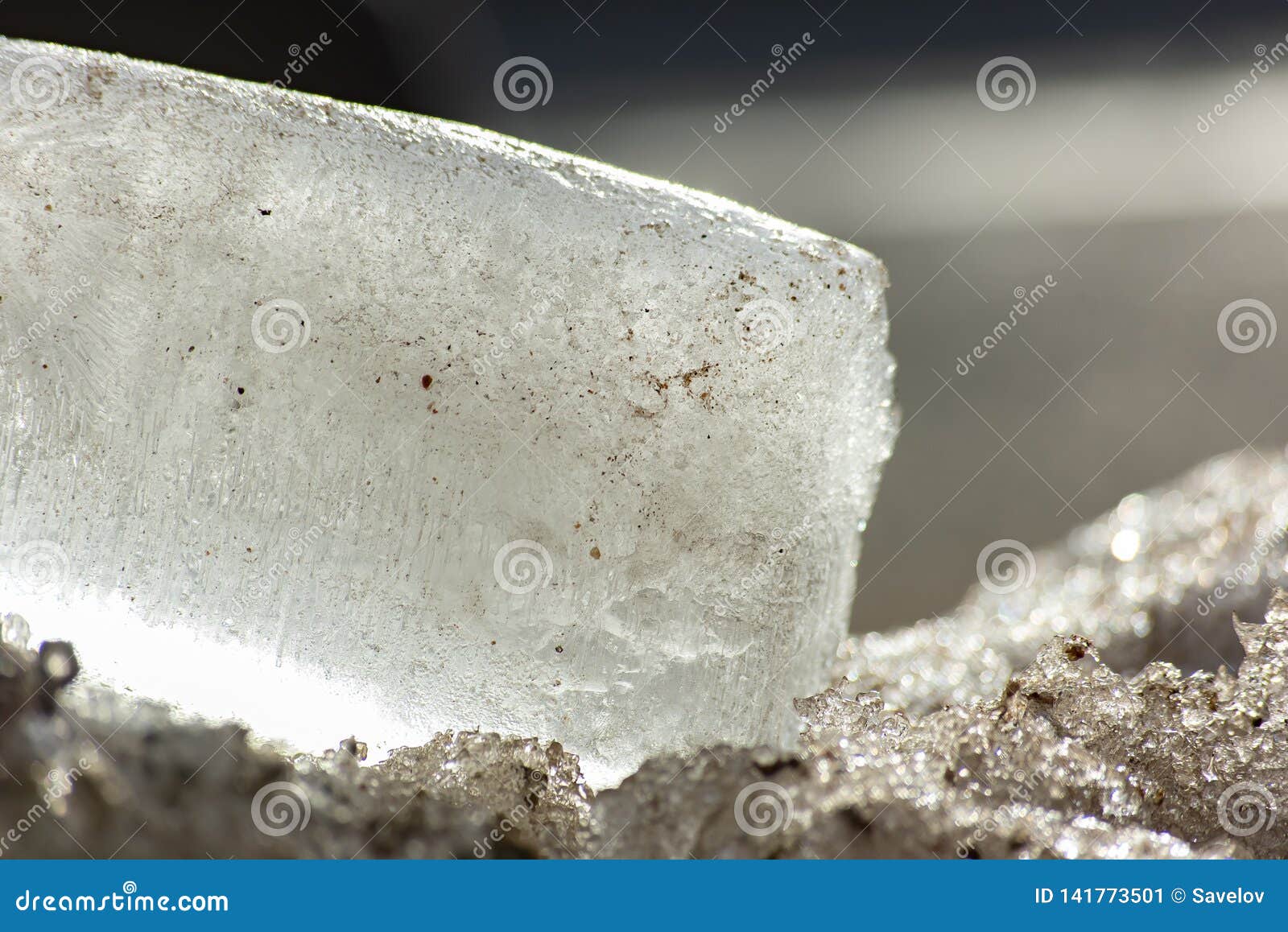 Piece of ice stock image. Image of frozen, seasonal - 141773501