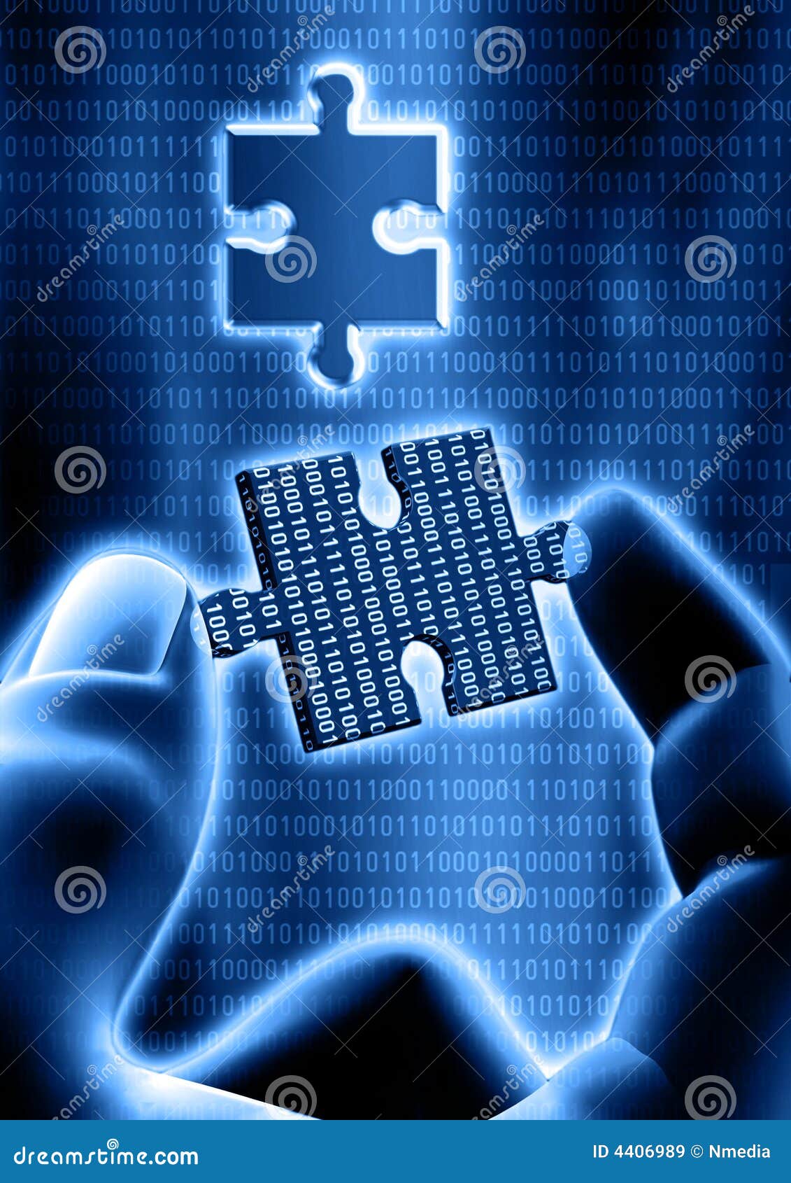 Piece of Information (Vertical) Stock Illustration - Illustration of ...