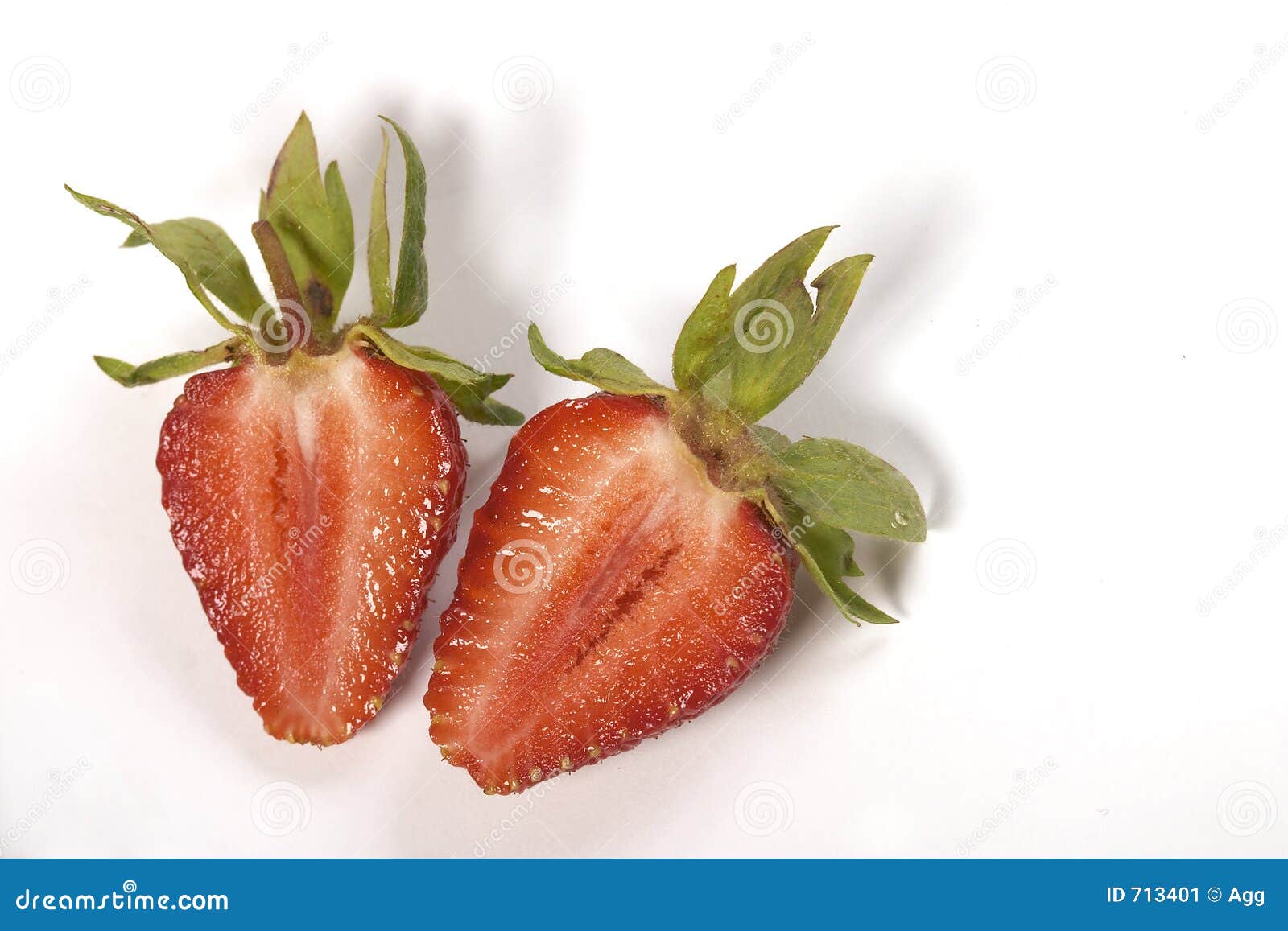 Piece of Isolated Strawbery Stock Image - Image of fresh, delicious: 713401