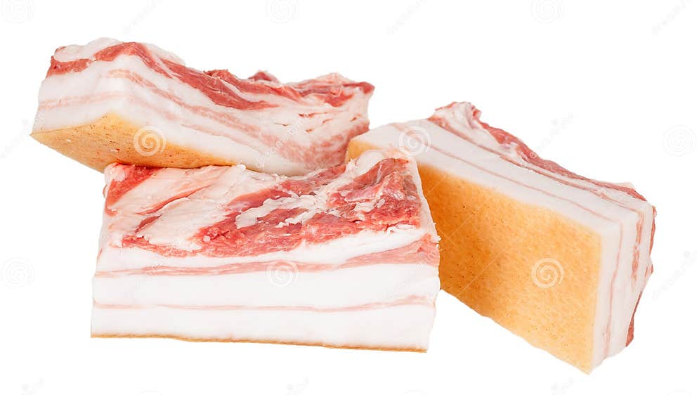 Piece of lard stock image. Image of cross, meat, preserved - 59153143