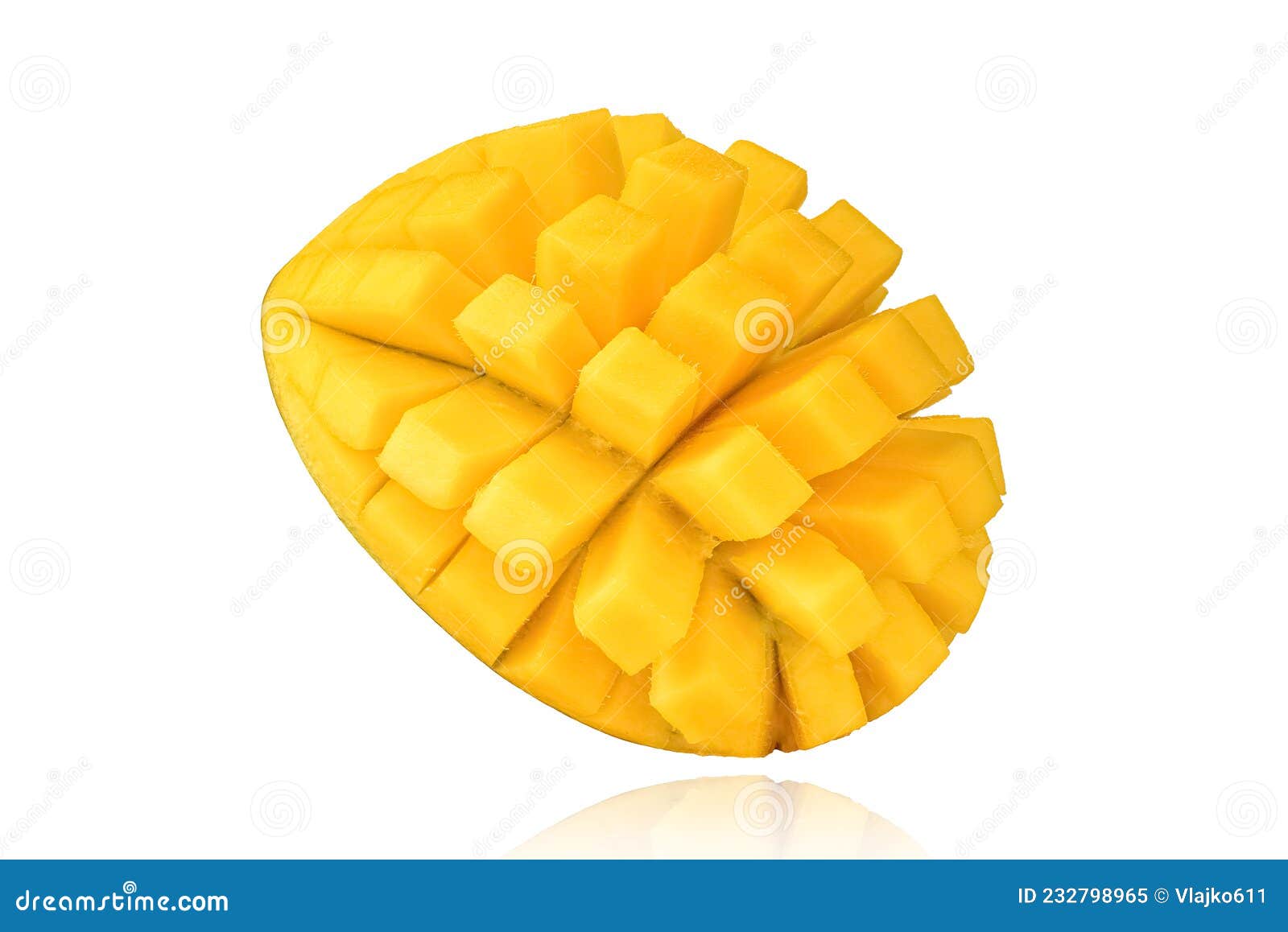 Piece Of Mango, Slice, Isolated On White Background Royalty-Free Stock ...
