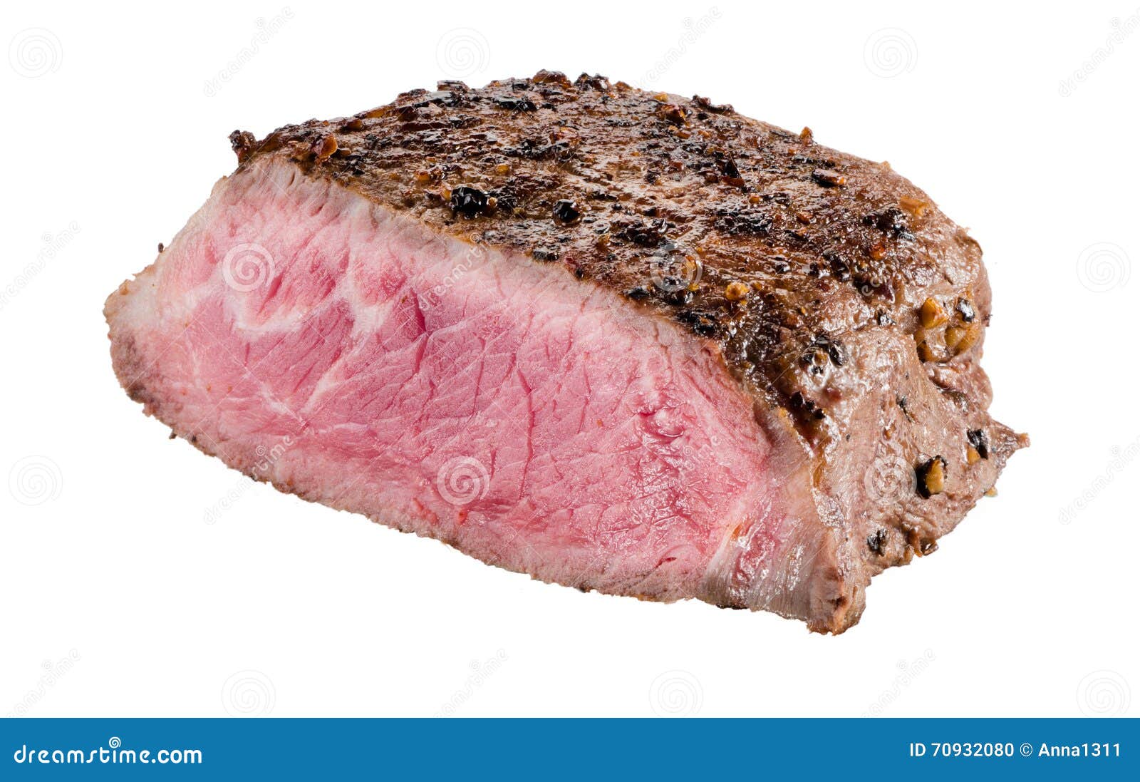 Piece of Meat Isolated on White Stock Photo - Image of grill, barbeque ...