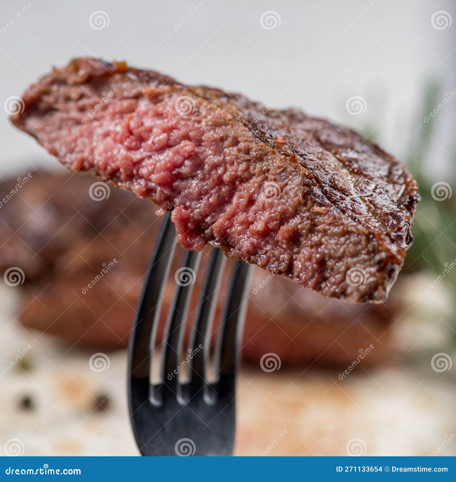 Roasted Steak In Traditional Kotlovina Dish Stock Photo | CartoonDealer ...