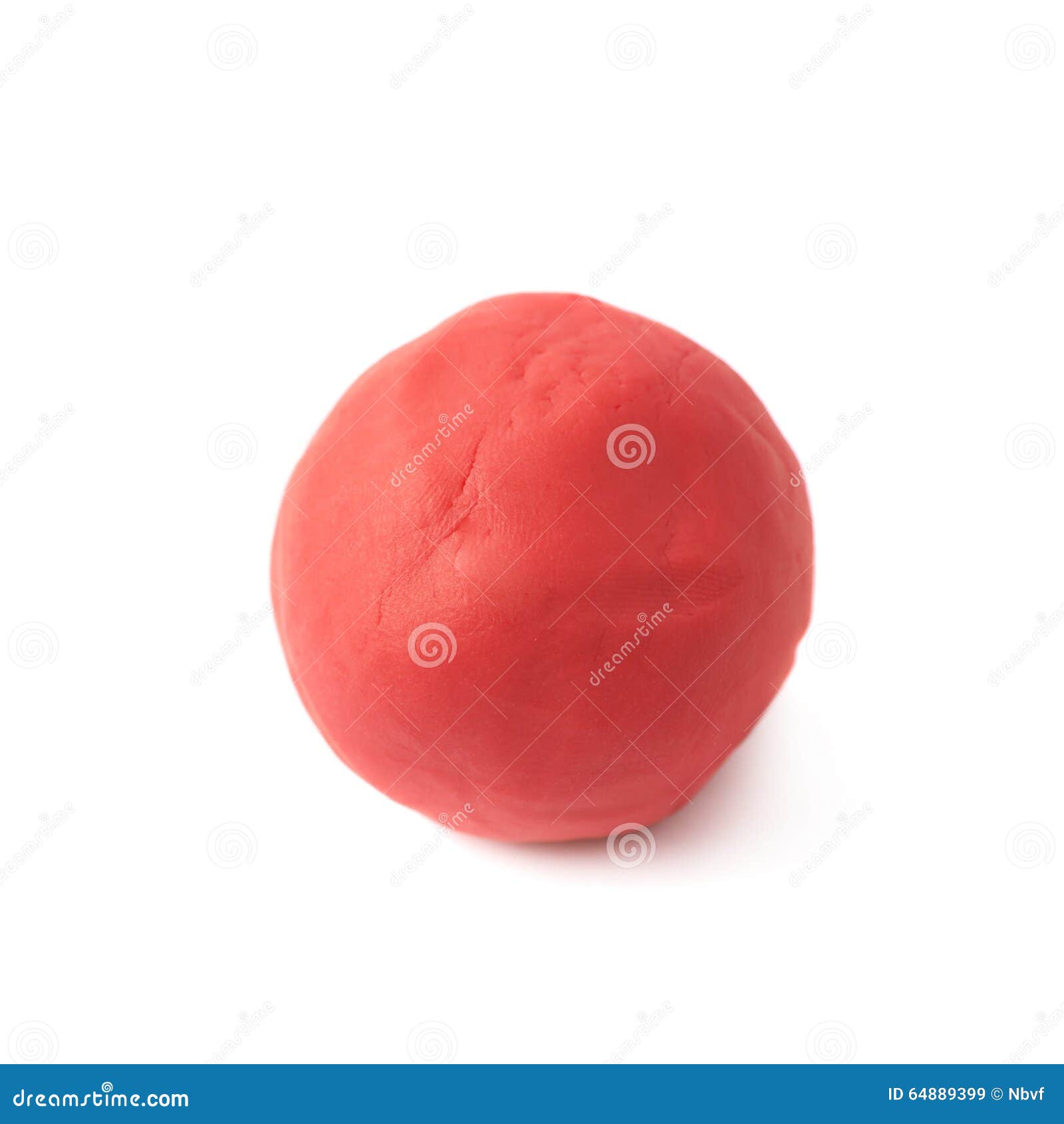 Piece of a Modelling Clay Isolated Stock Image - Image of isolated ...