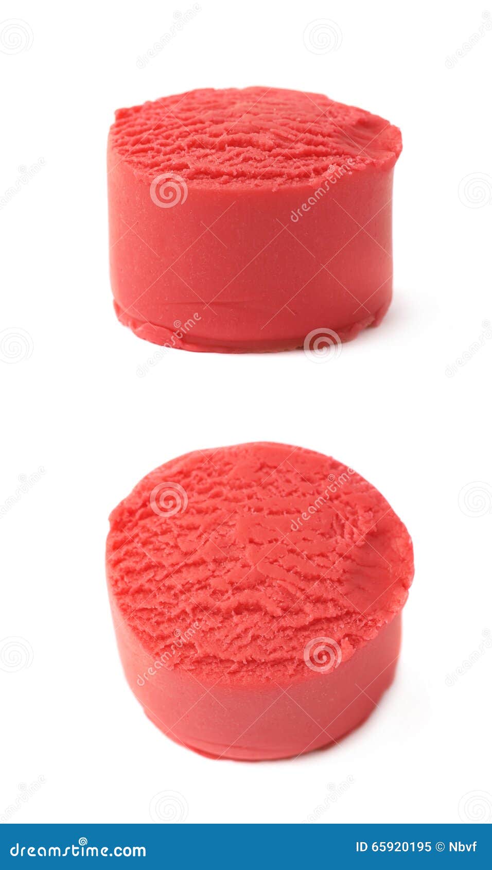 Piece of a Modelling Clay Isolated Stock Image - Image of model, frame ...