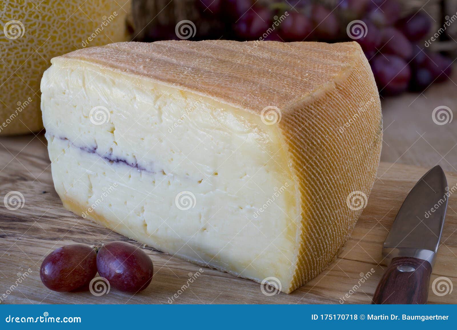 Morbier, French Cheese Specialty AOC Stock Photo - Image of french ...