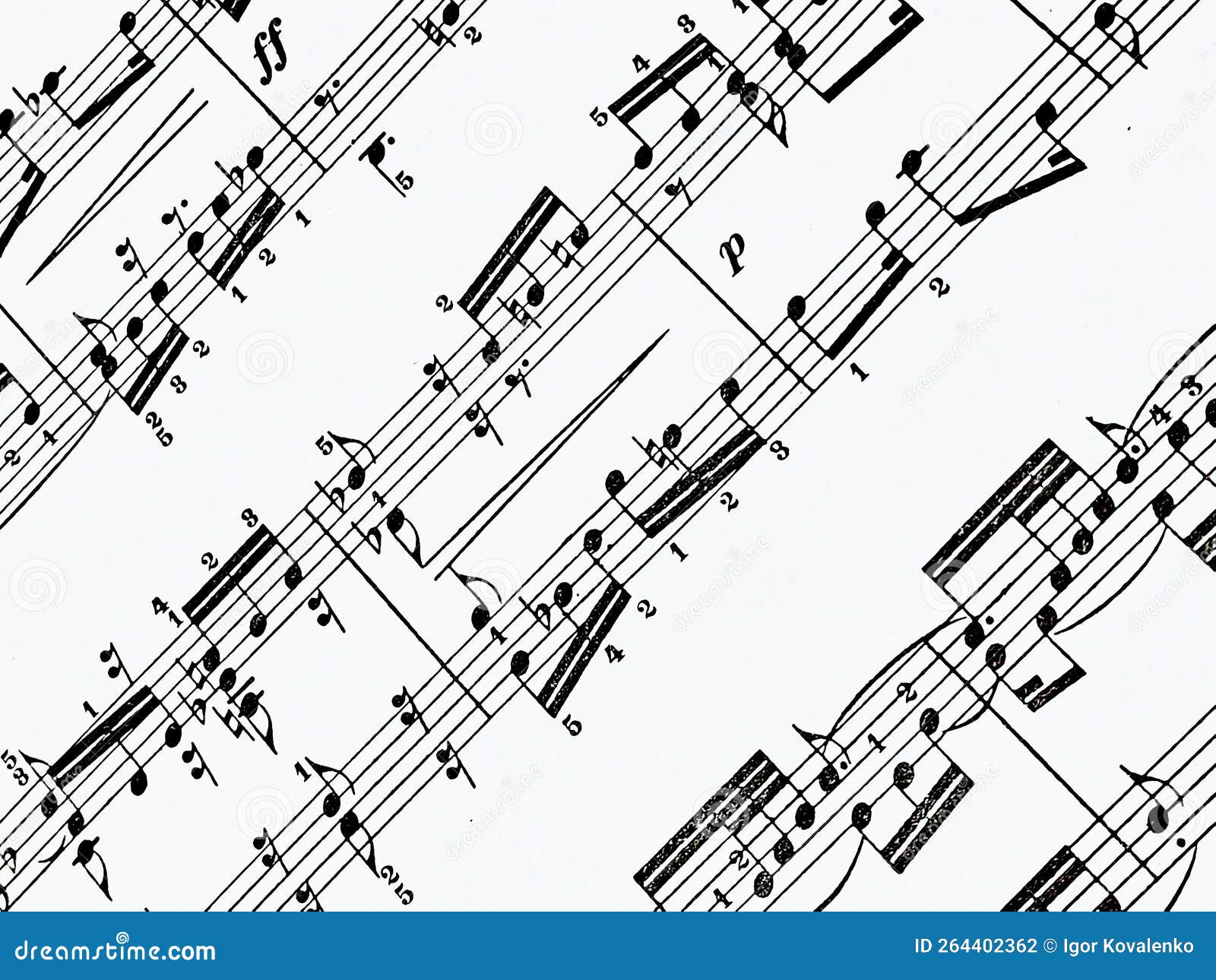 Piece of Music for Playing the Piano, Classical Music Stock Photo ...