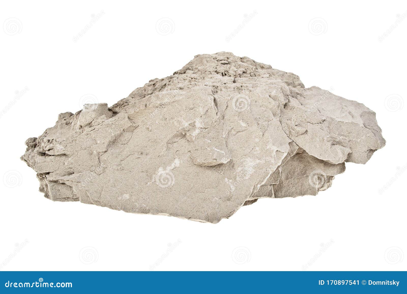 Piece of Old Cement Isolated on White Stock Image - Image of ...