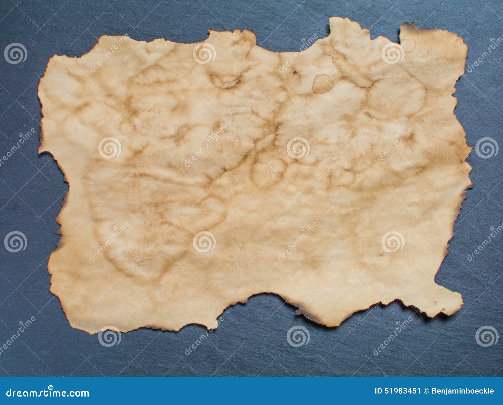 Piece of Old Paper and Old Paper Roll Stock Image - Image of dirty ...