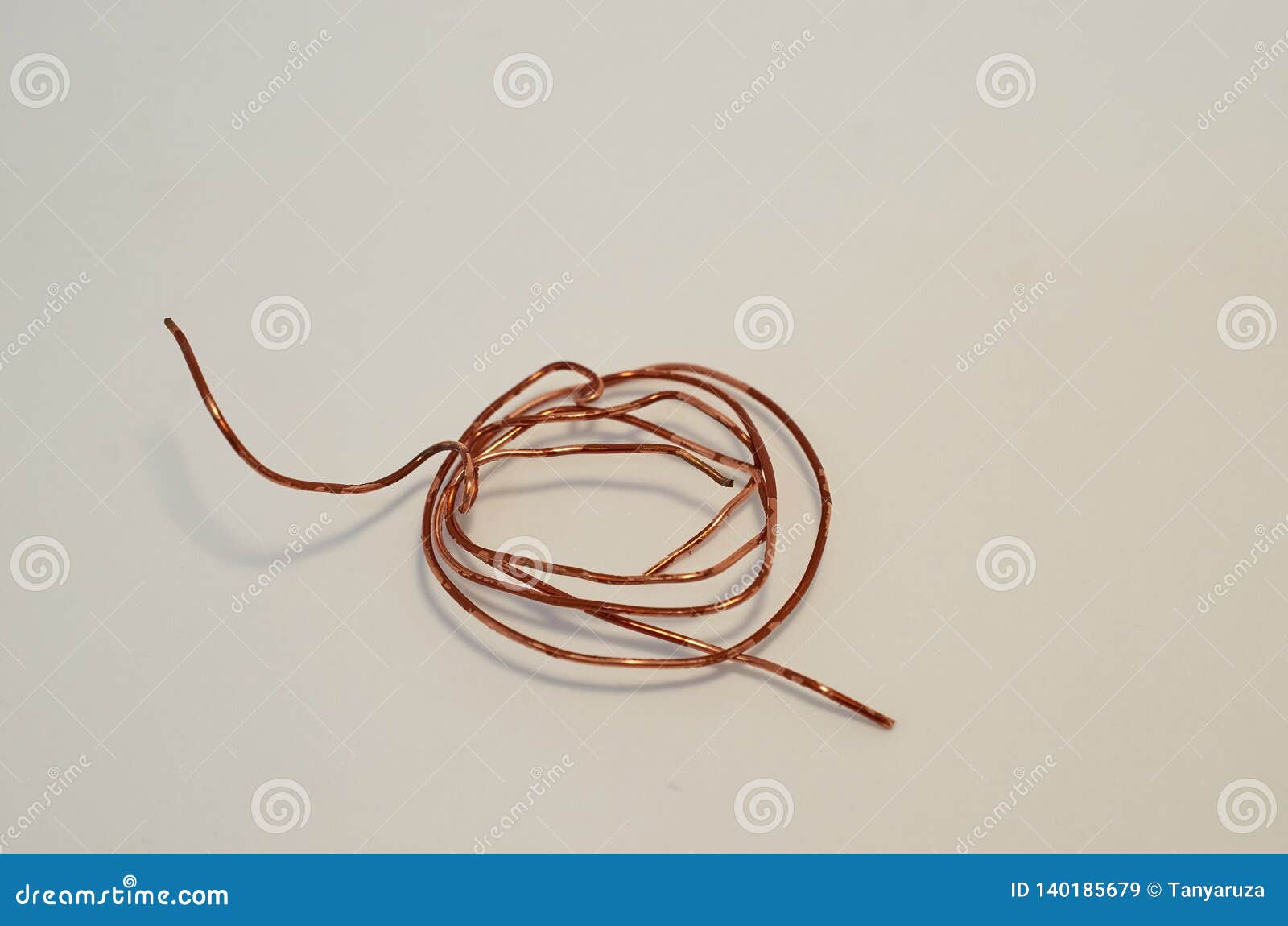 Piece of Old Rusty Twisted Wire Stock Image - Image of steel, textured ...