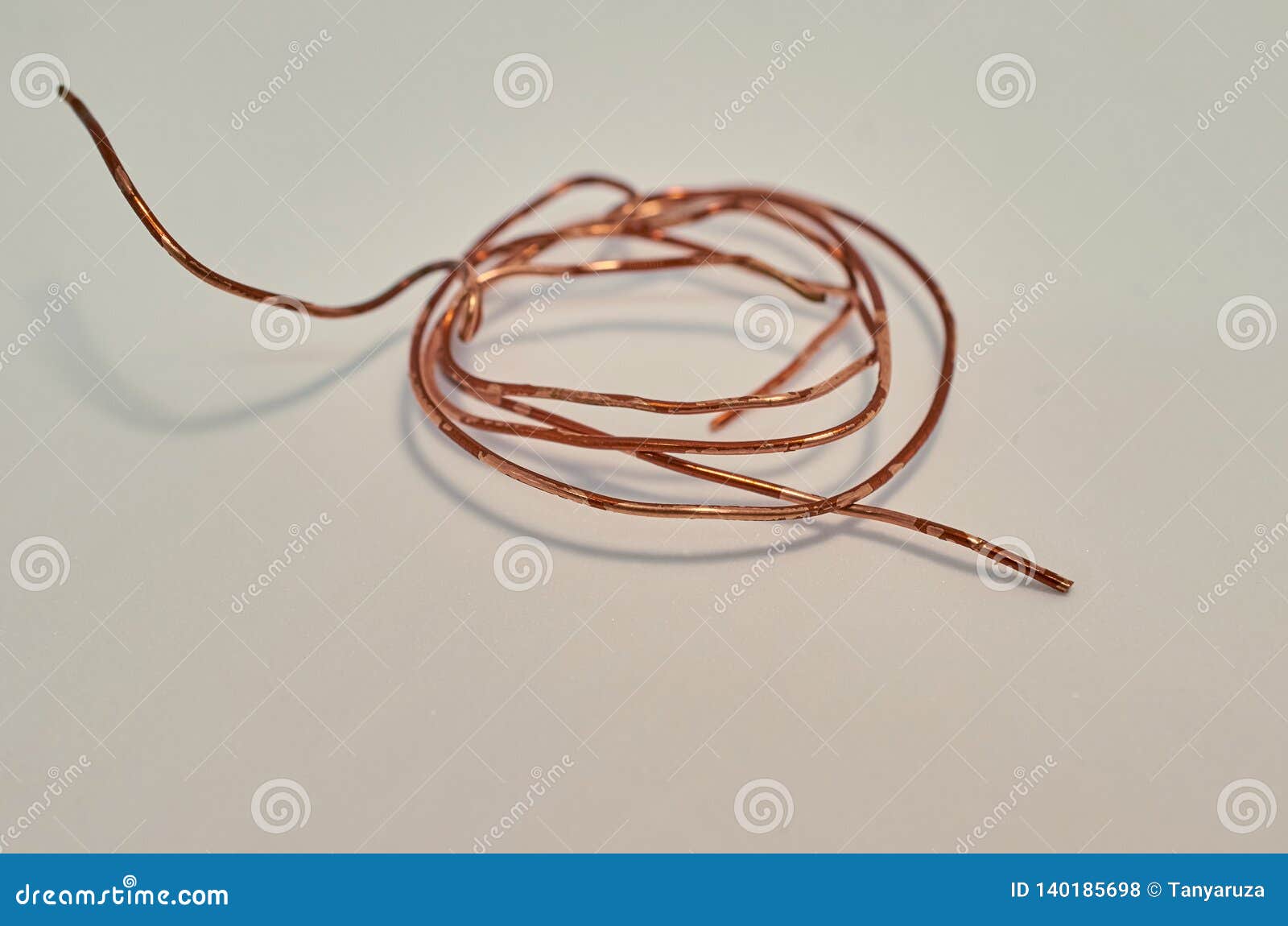 Piece of Old Rusty Twisted Wire Stock Photo - Image of texture, tangled ...
