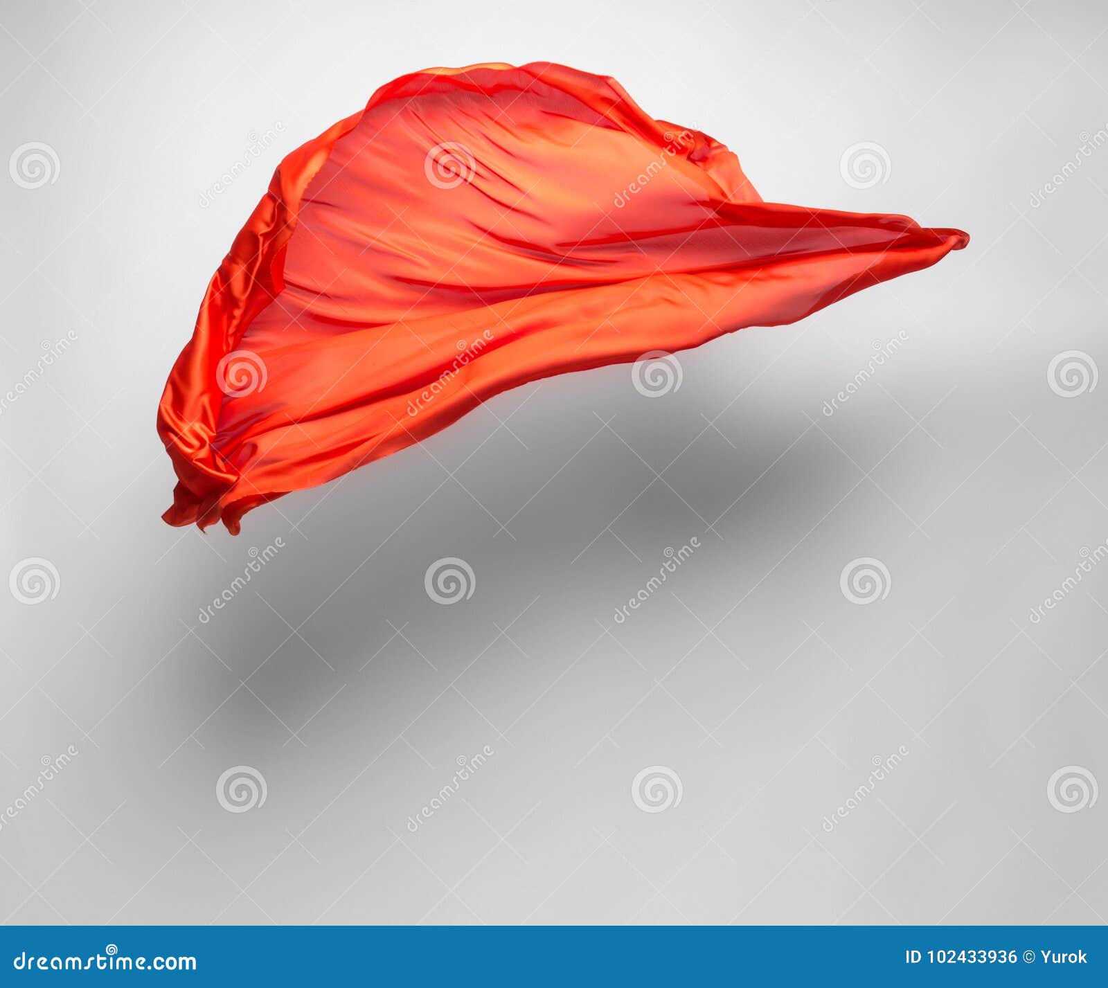 Abstract Orange Fabric in Motion Stock Photo - Image of flowing, silky ...