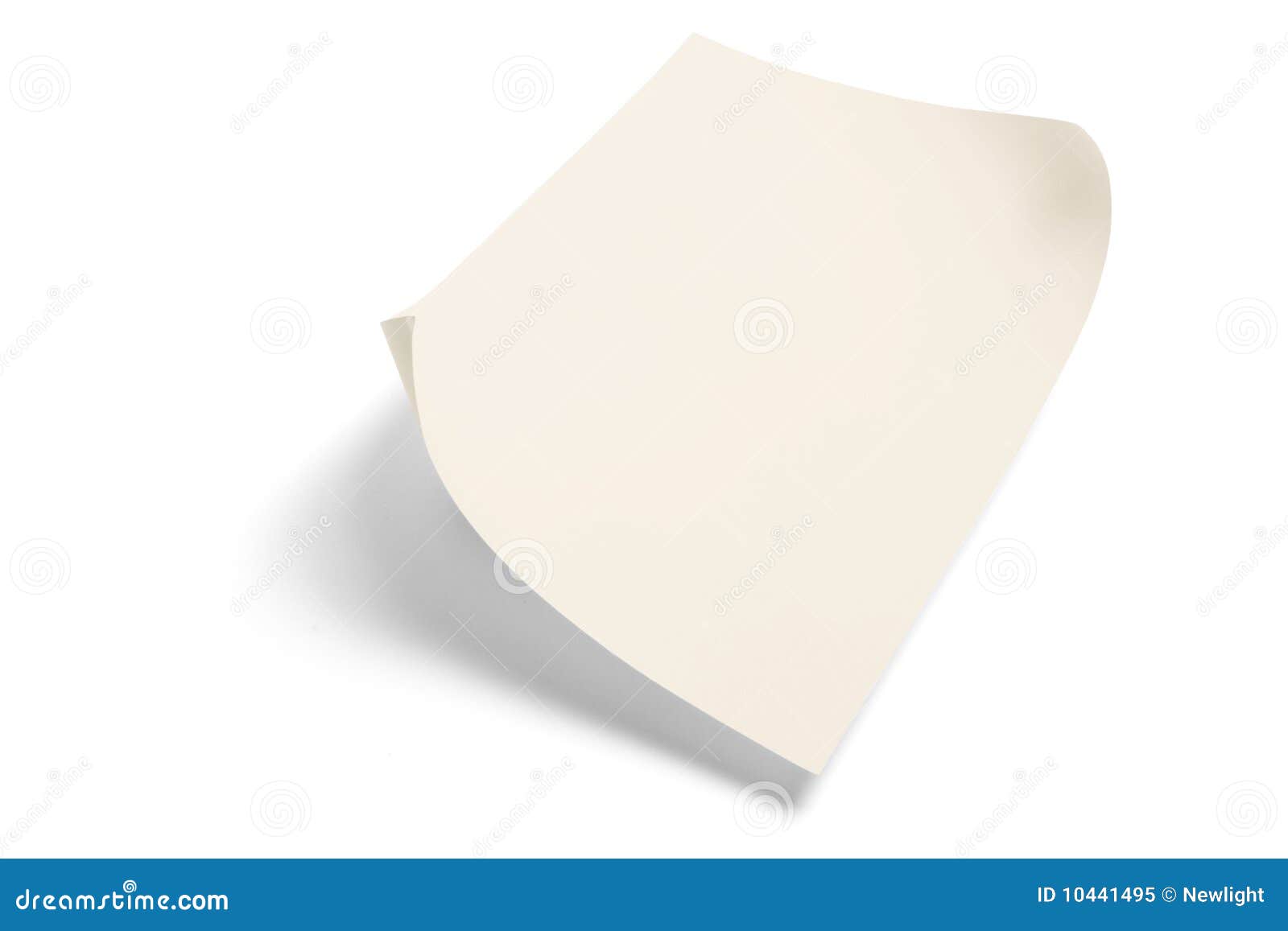 Piece of Paper stock image. Image of copyspace, cutout - 10441495