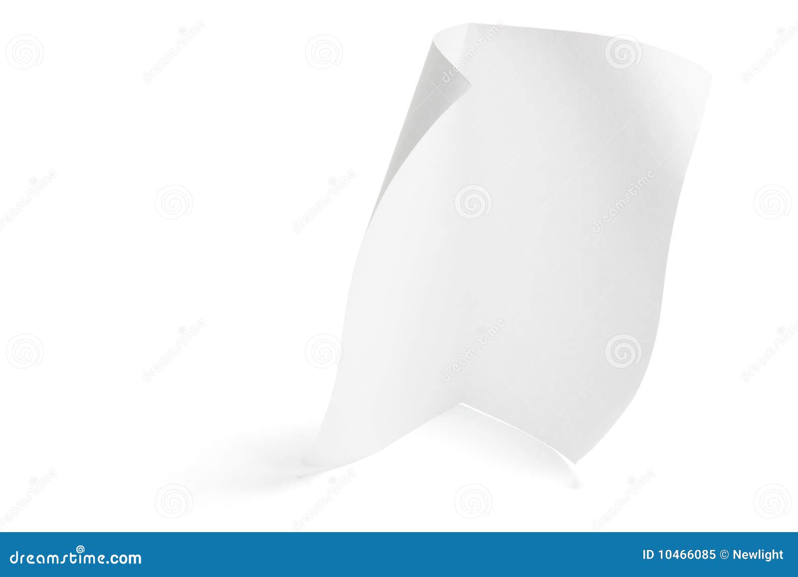Piece of Paper stock image. Image of studio, blank, fold - 10466085