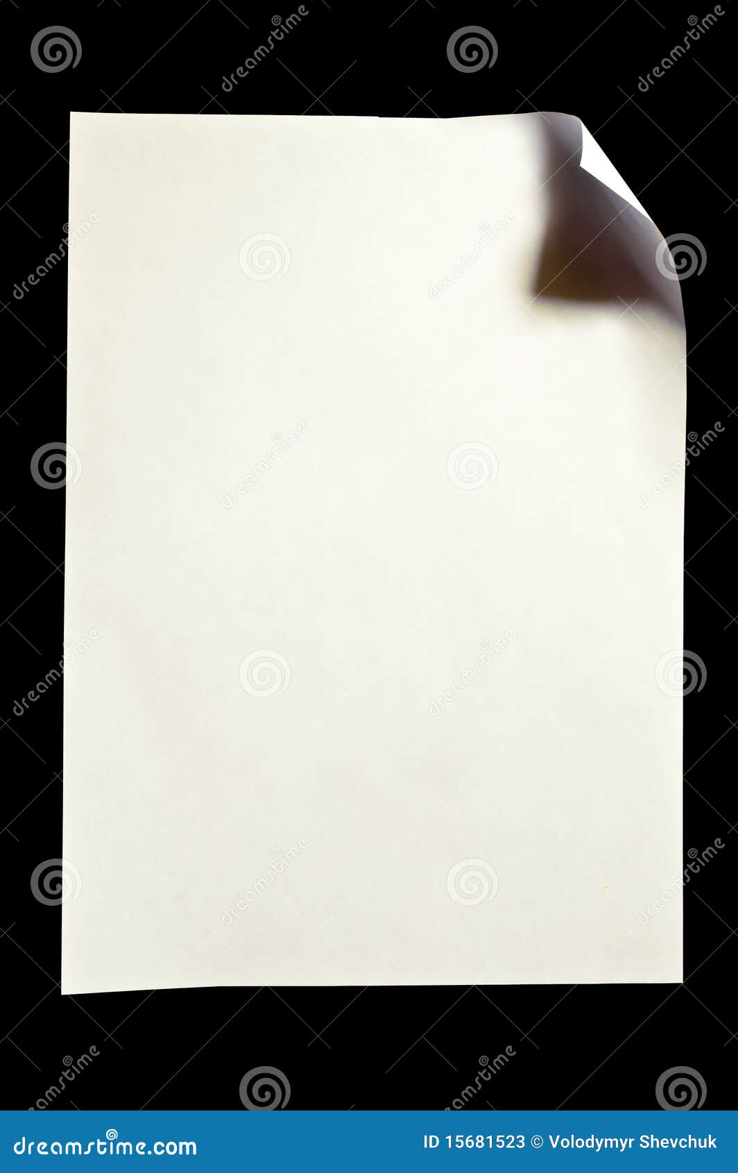 Piece of paper stock image. Image of rolled, obsolete - 15681523 Piece of paper stock image. Image of rolled, obsolete - 15681523
