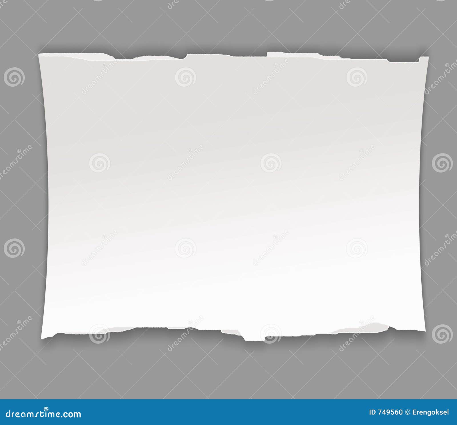 Piece Of Paper Stock Photo - Image: 749560